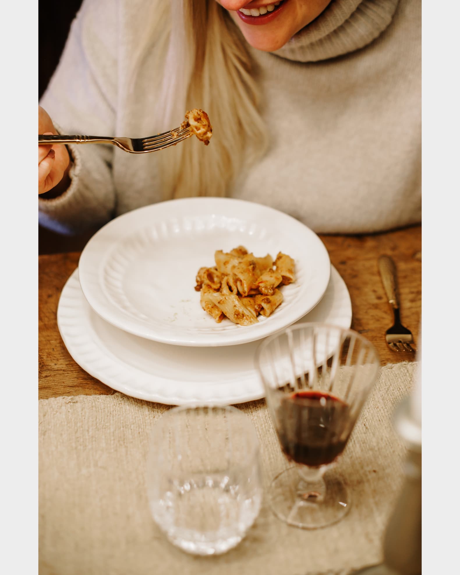 Vietri Pietra Serena Pasta Bowl | Neiman Marcus