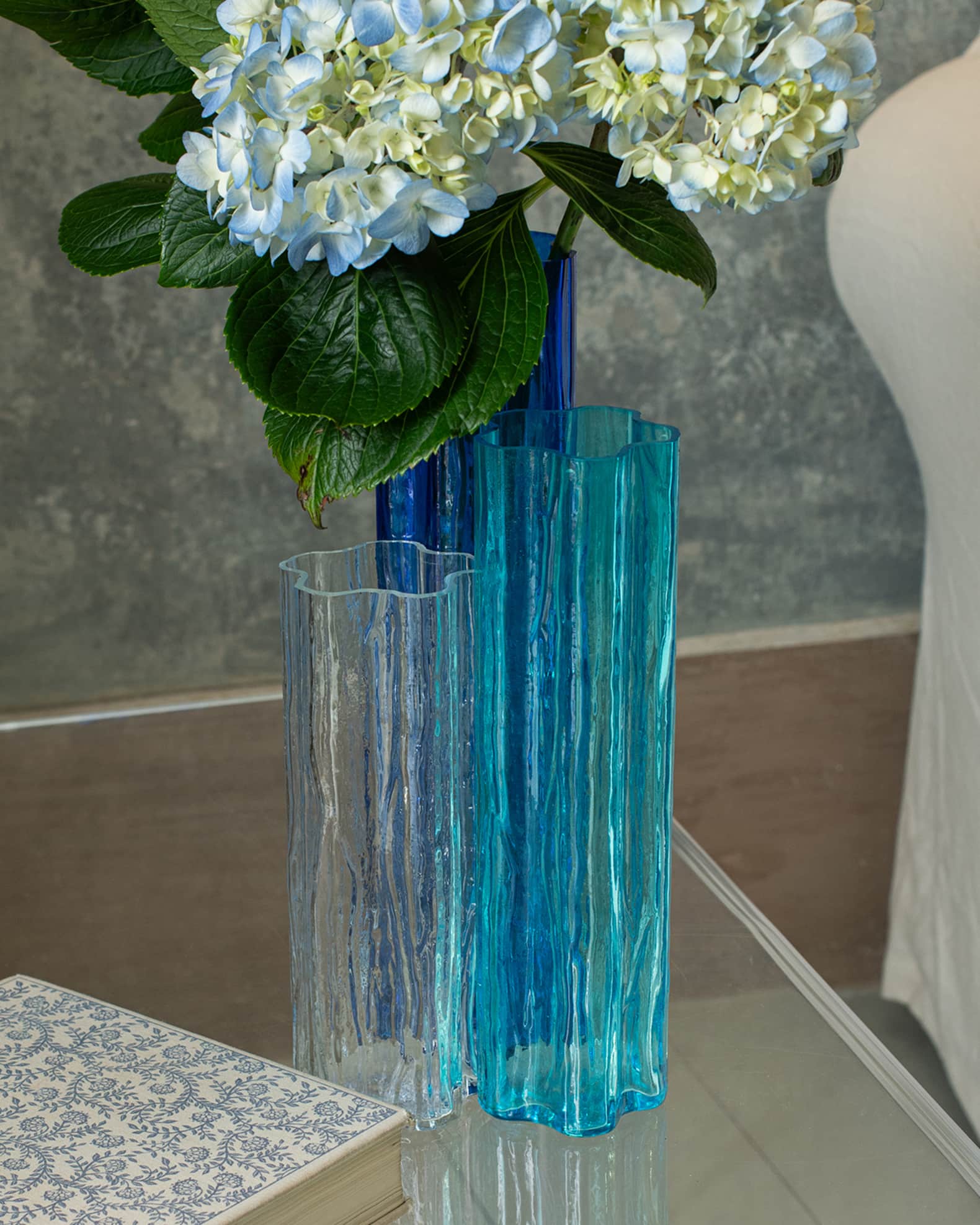 Vietri Flora Glass Vase | Neiman Marcus