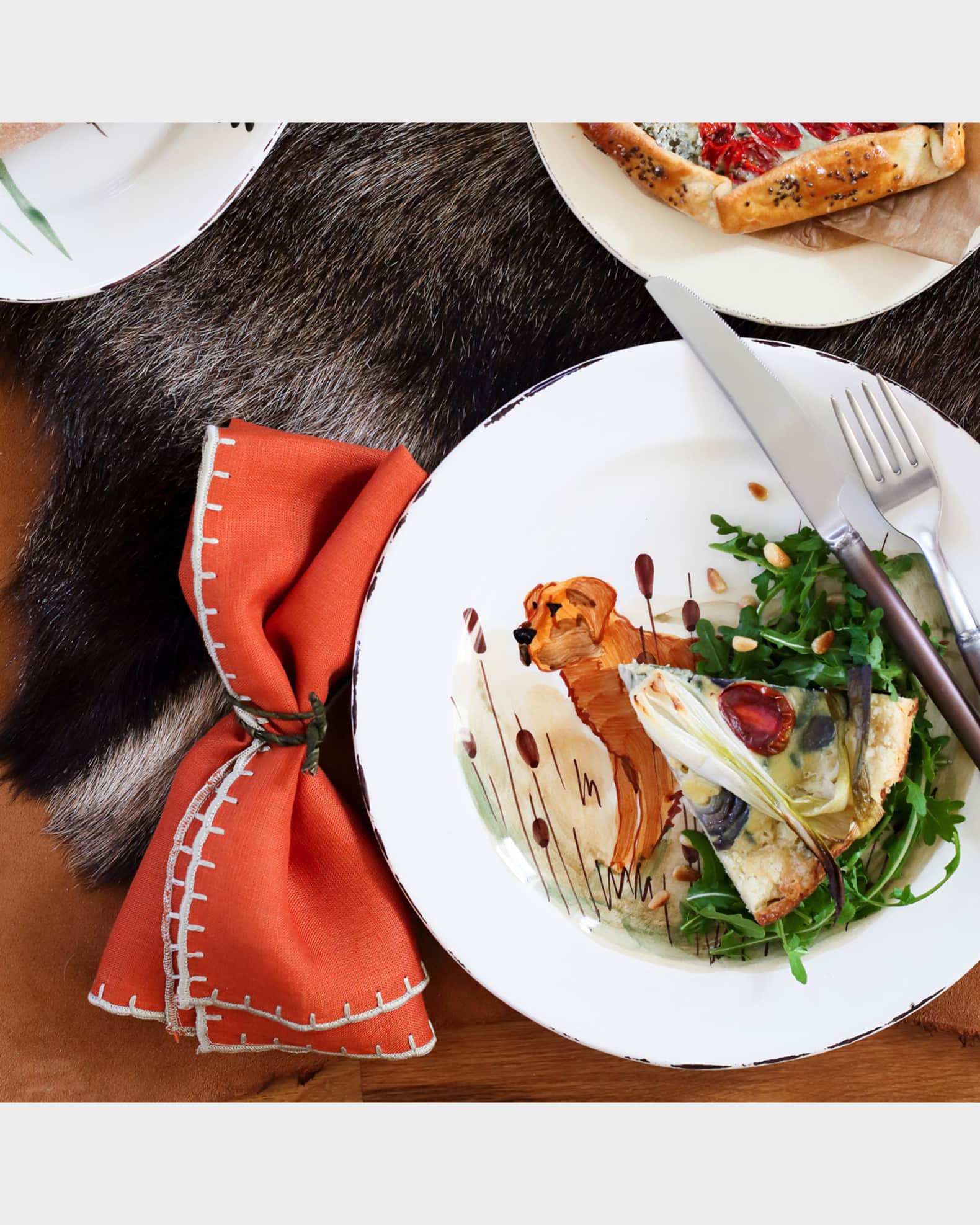Wildlife Hunting Dog Dinnerware Collection | Neiman Marcus