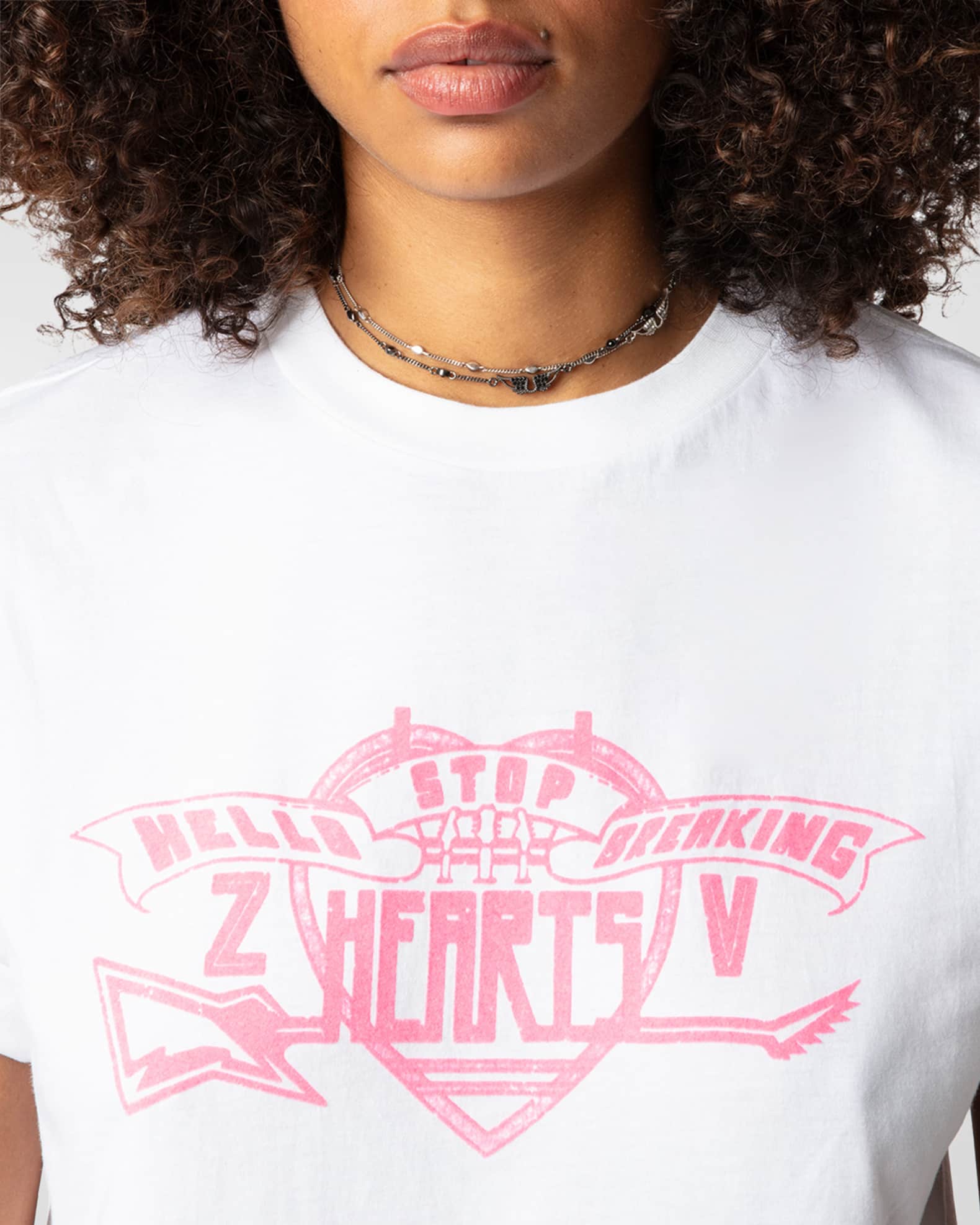 Zadig & Voltaire Edwin Hearts Tee | Neiman Marcus