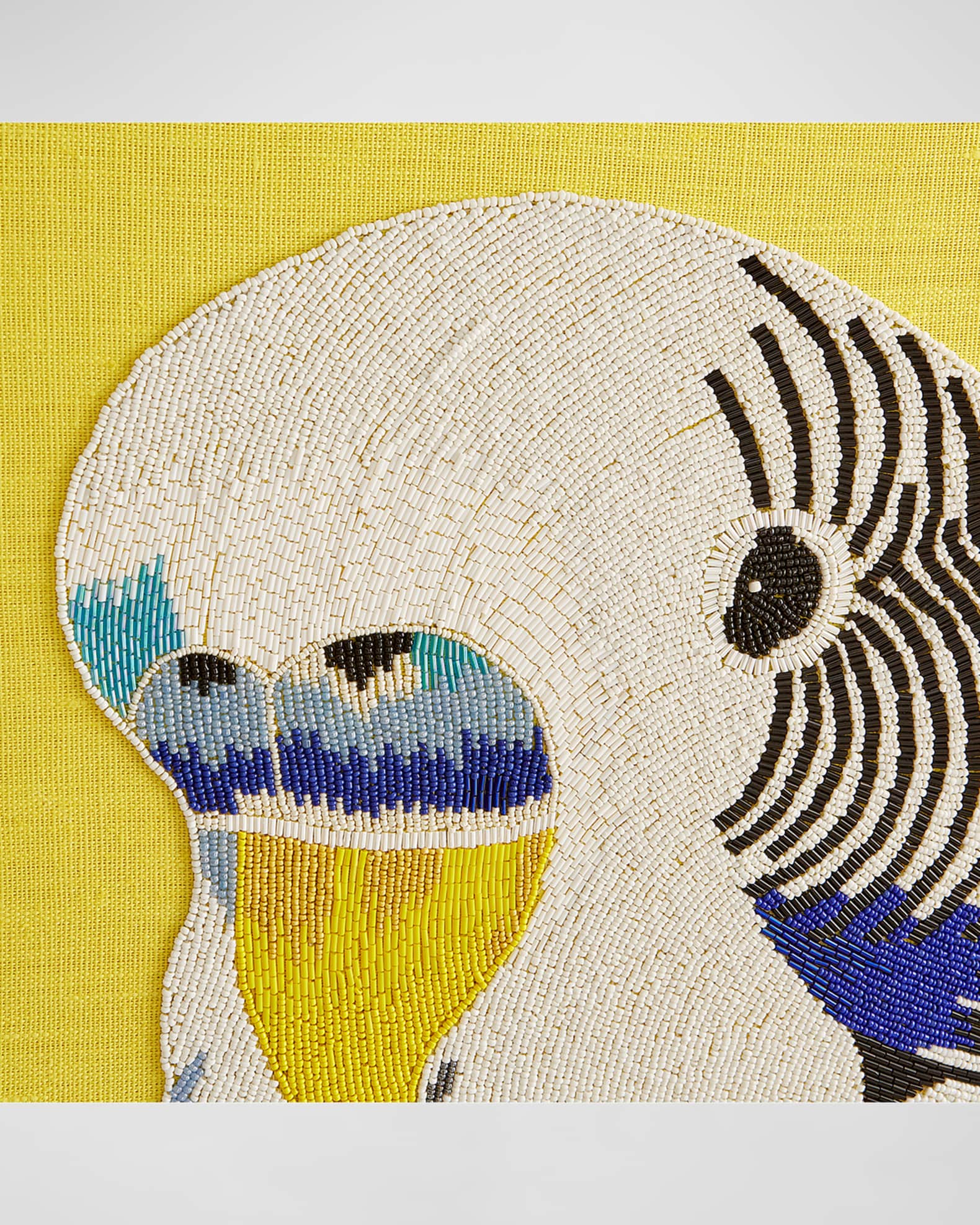 Jonathan Adler Parakeet Beaded Art | Neiman Marcus