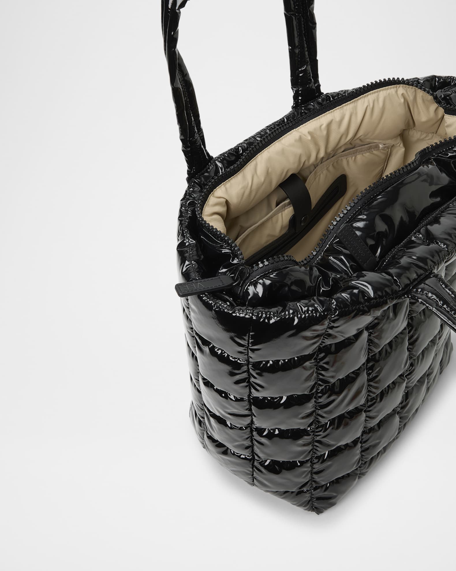 VeeCollective Porter Quilted Vinyl Tote Bag | Neiman Marcus