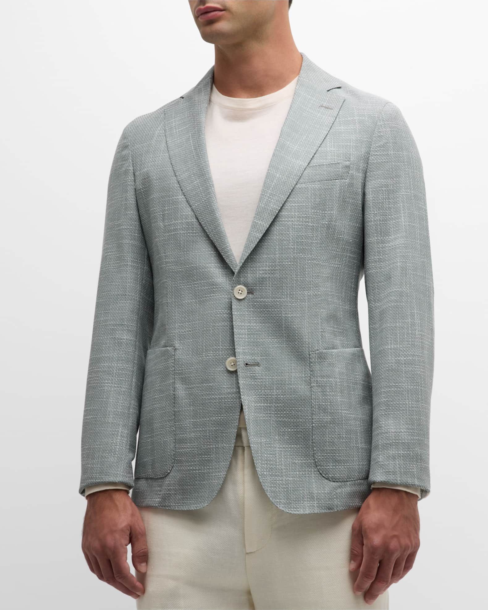 BOSS Men's Hanry Wool-Linen Sport Coat | Neiman Marcus