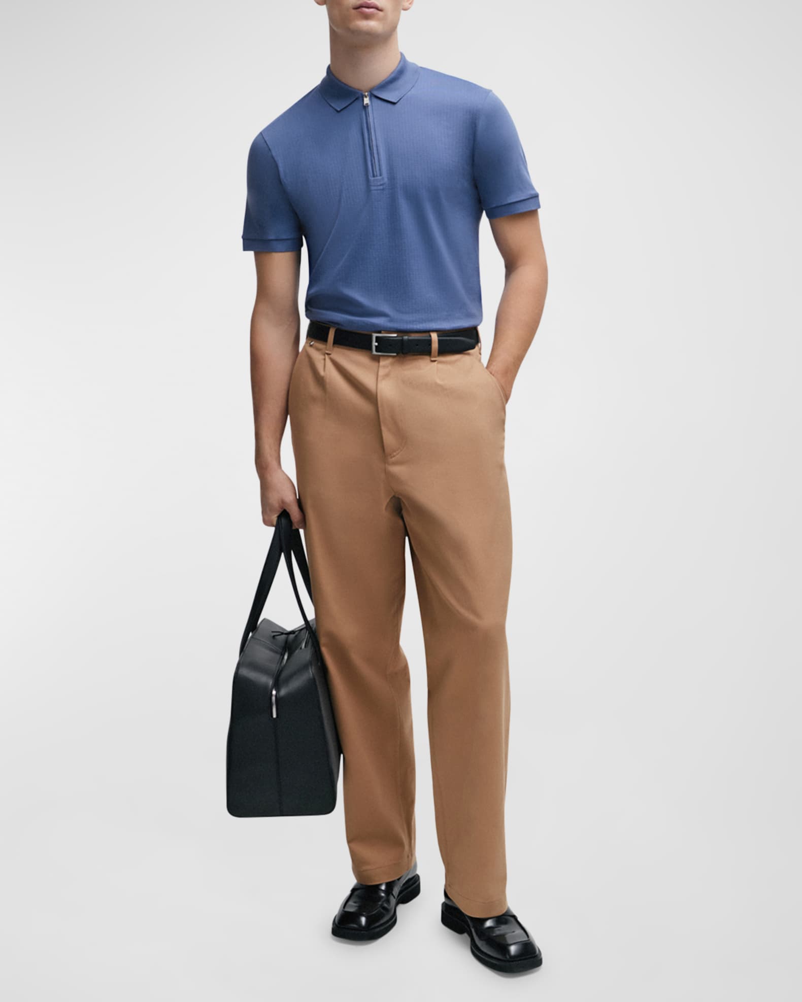 BOSS Men's Polston Cotton Polo Shirt | Neiman Marcus