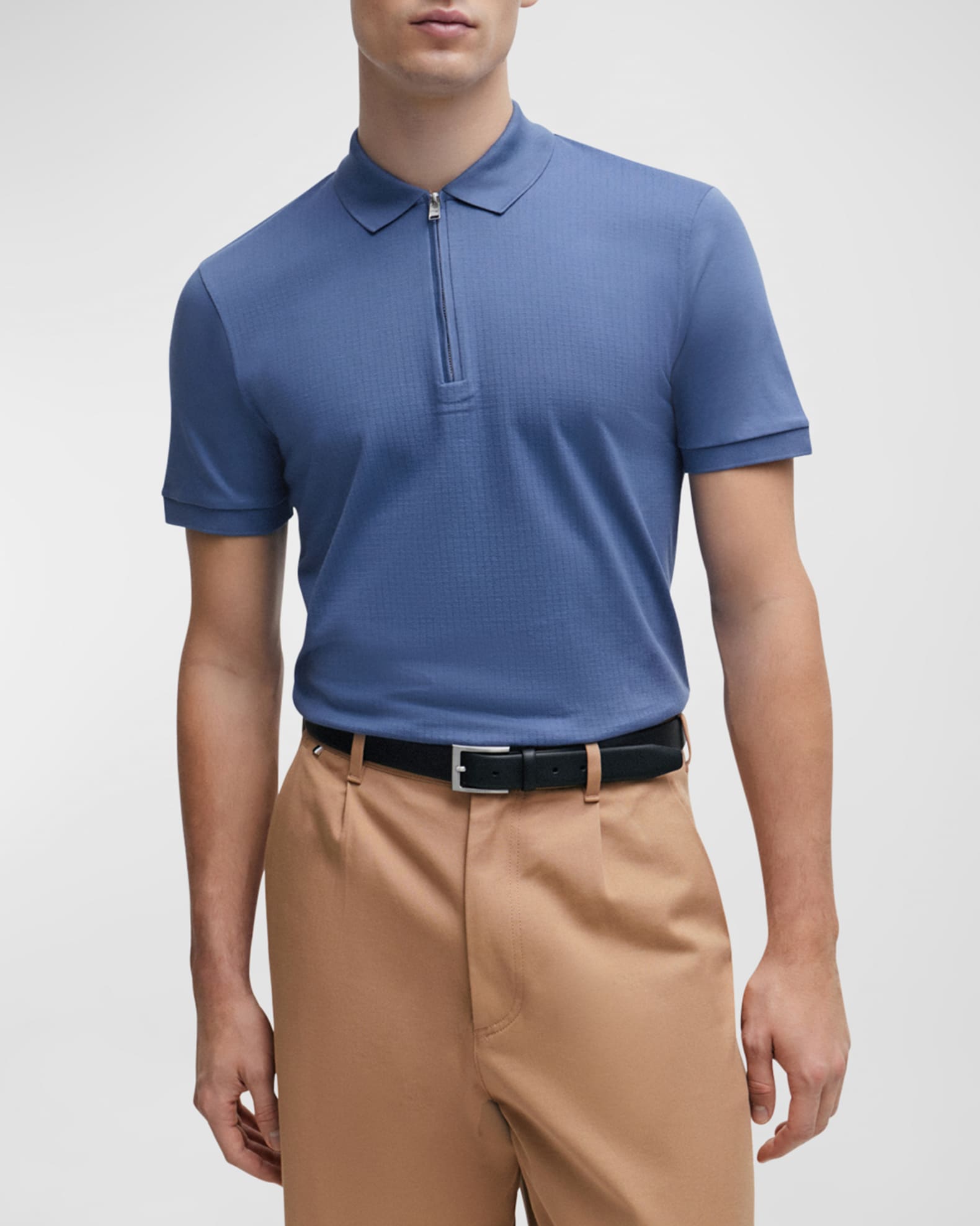 BOSS Men's Polston Cotton Polo Shirt | Neiman Marcus