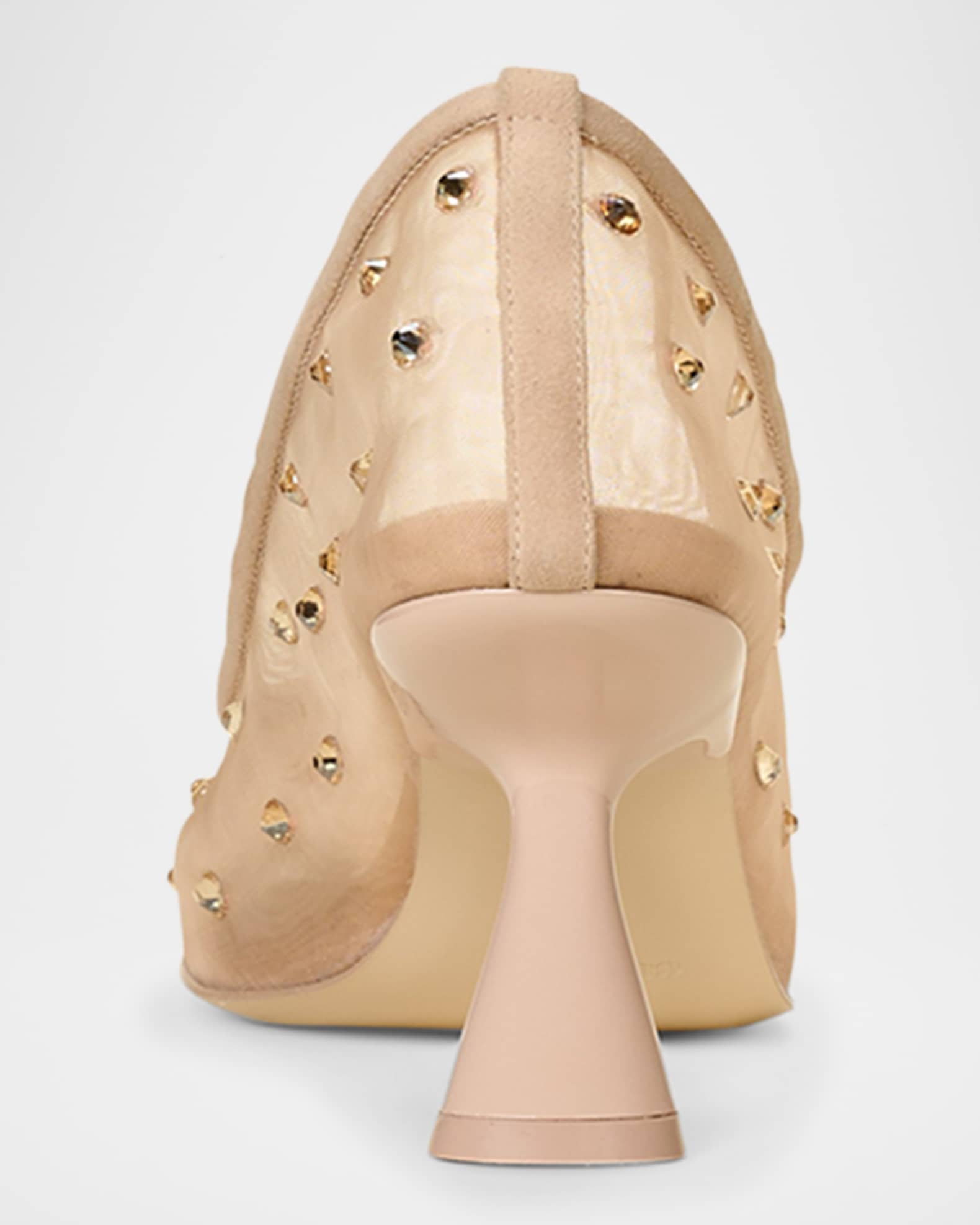 Cult Gaia Winnie Crystal Mesh Pumps | Neiman Marcus