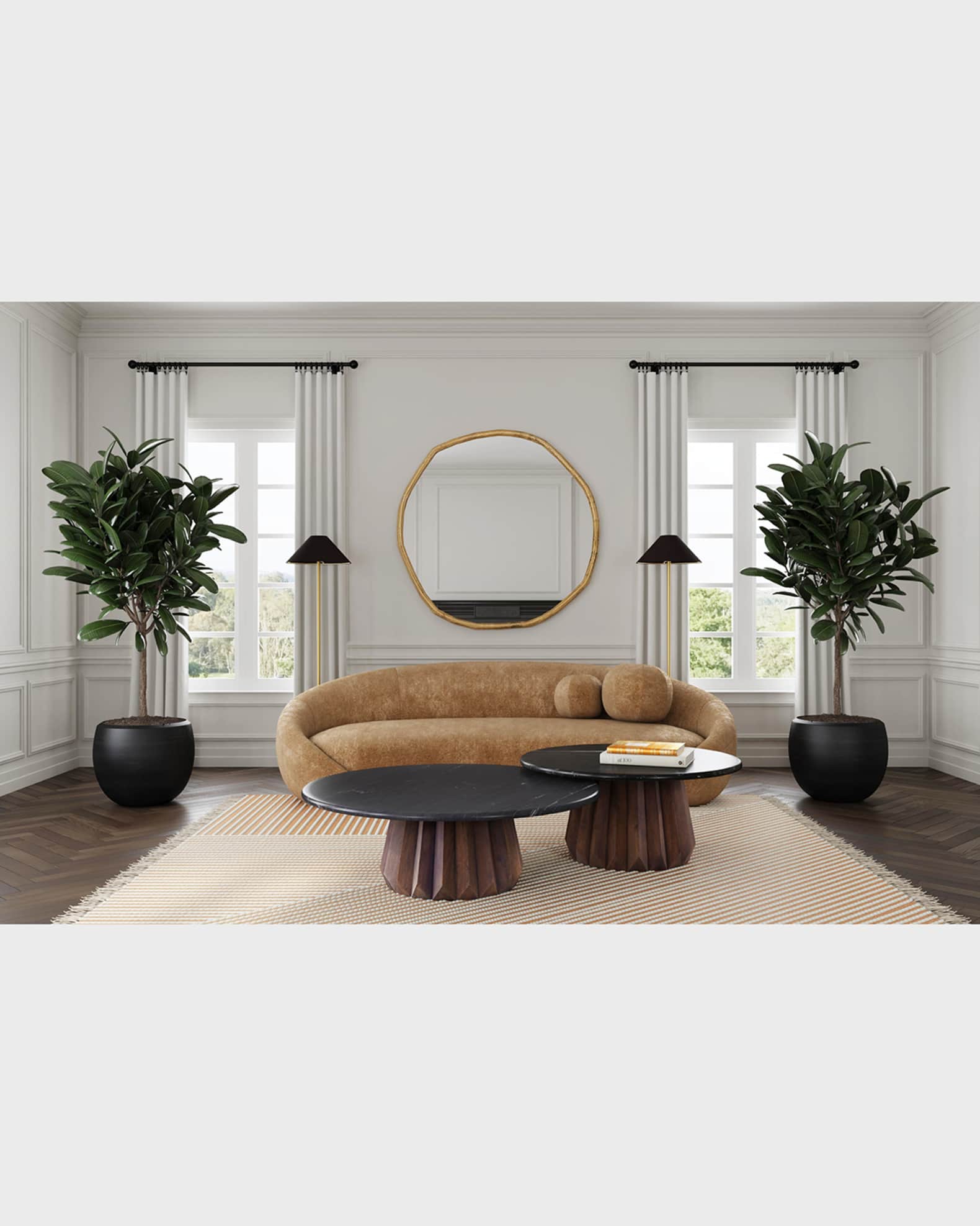 Katherine Noble by BMC Jennings Large Nesting Cocktail Table | Neiman ...