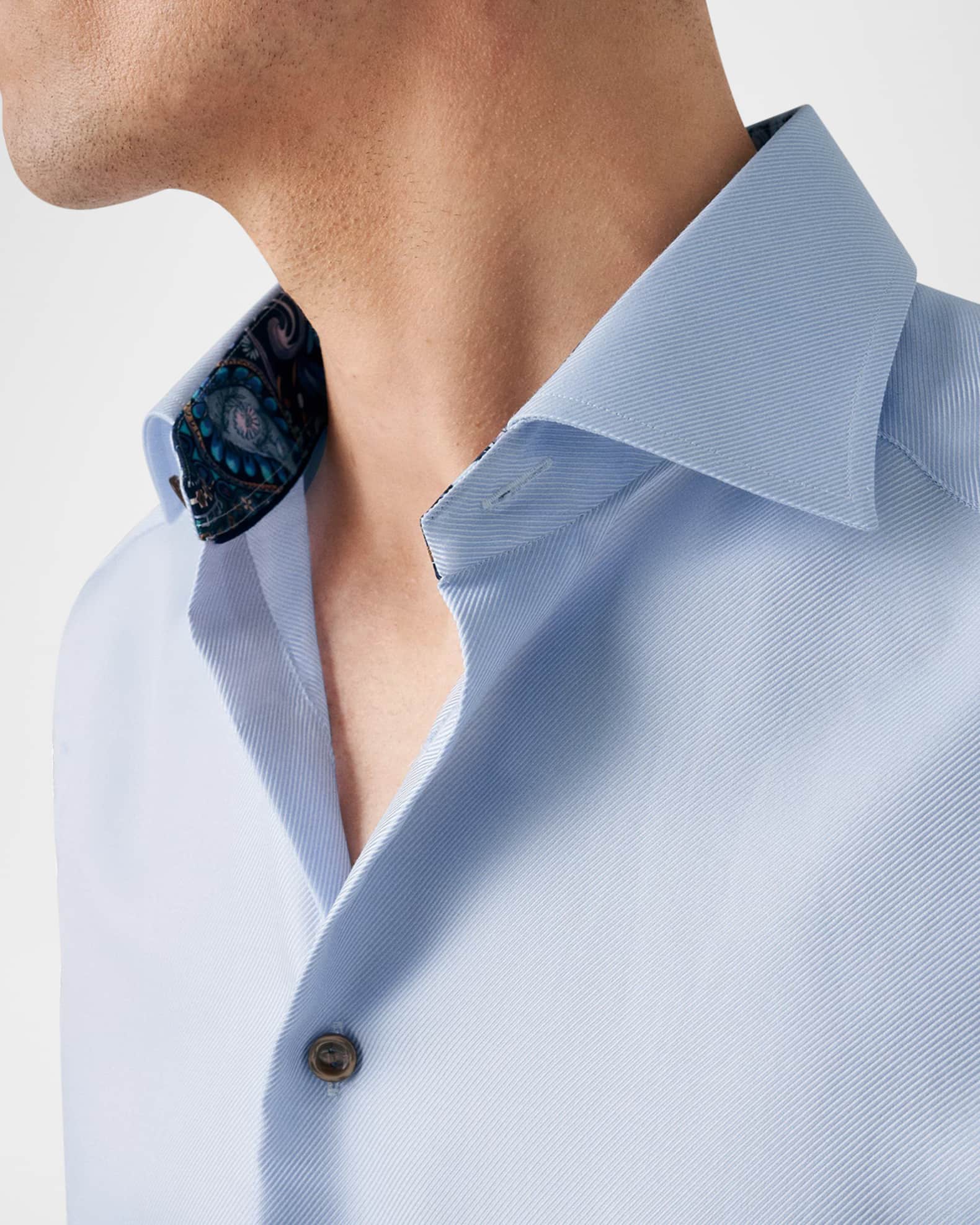 Eton Men's Signature Twill Contemporary-Fit Dress Shirt | Neiman Marcus
