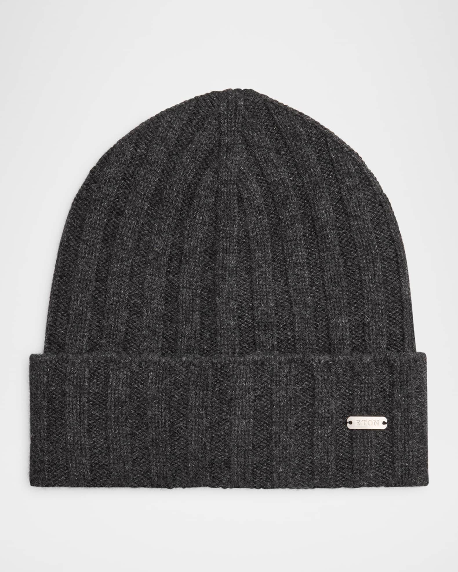 Eton Men's Cashmere Rib Beanie Hat | Neiman Marcus