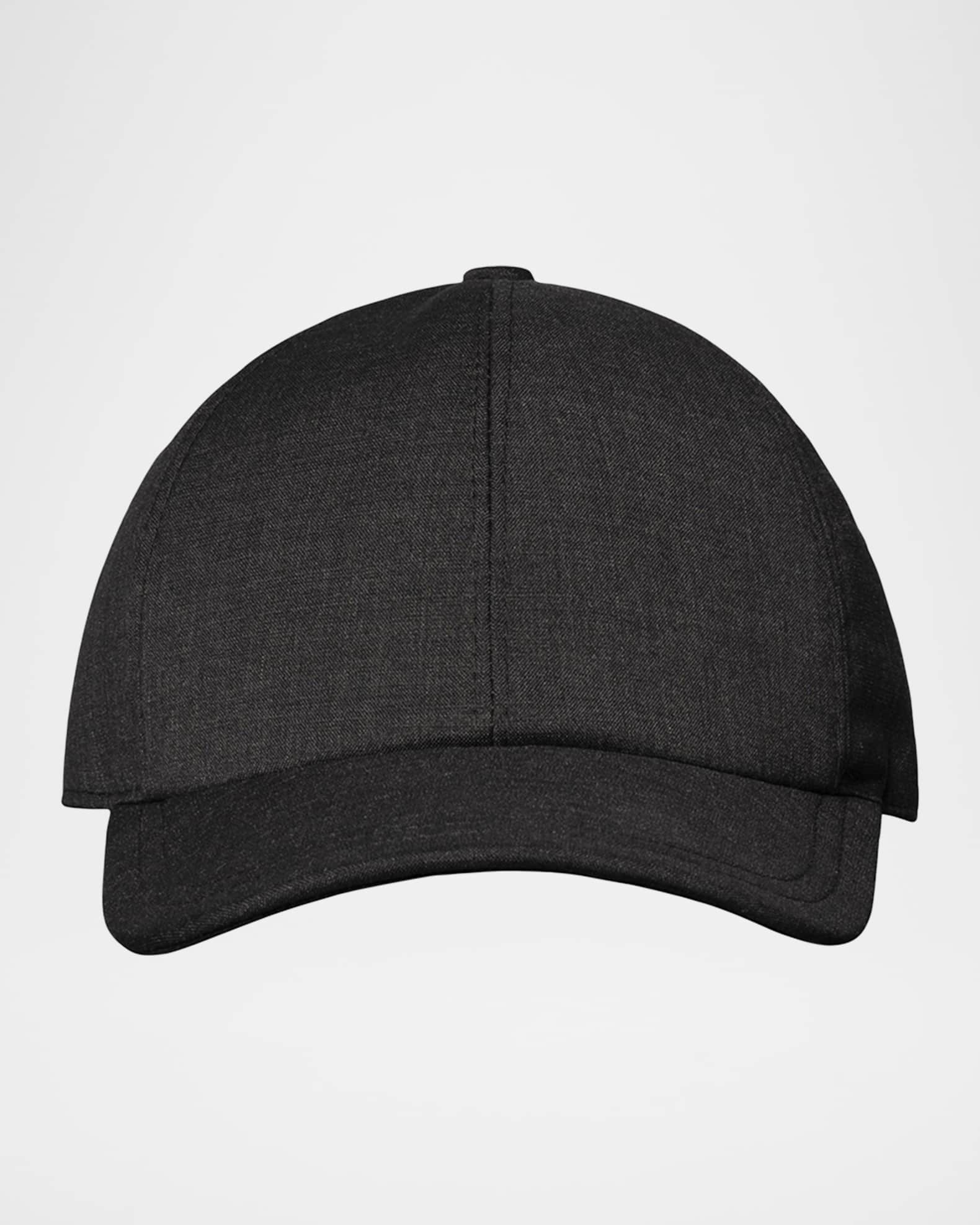 Eton Men's 365 Wool Baseball Cap with Leather Adjuster | Neiman Marcus