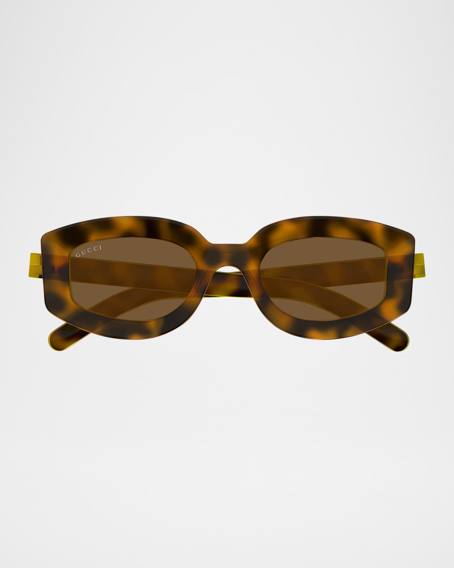 Gucci Oval Plastic Sunglasses | Neiman Marcus