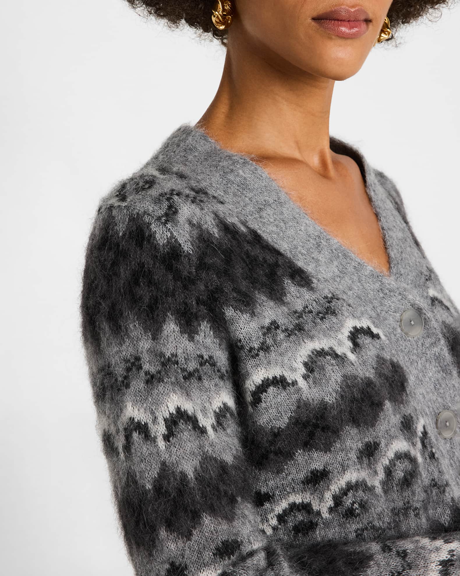 Vince Fair Isle Cardigan | Neiman Marcus