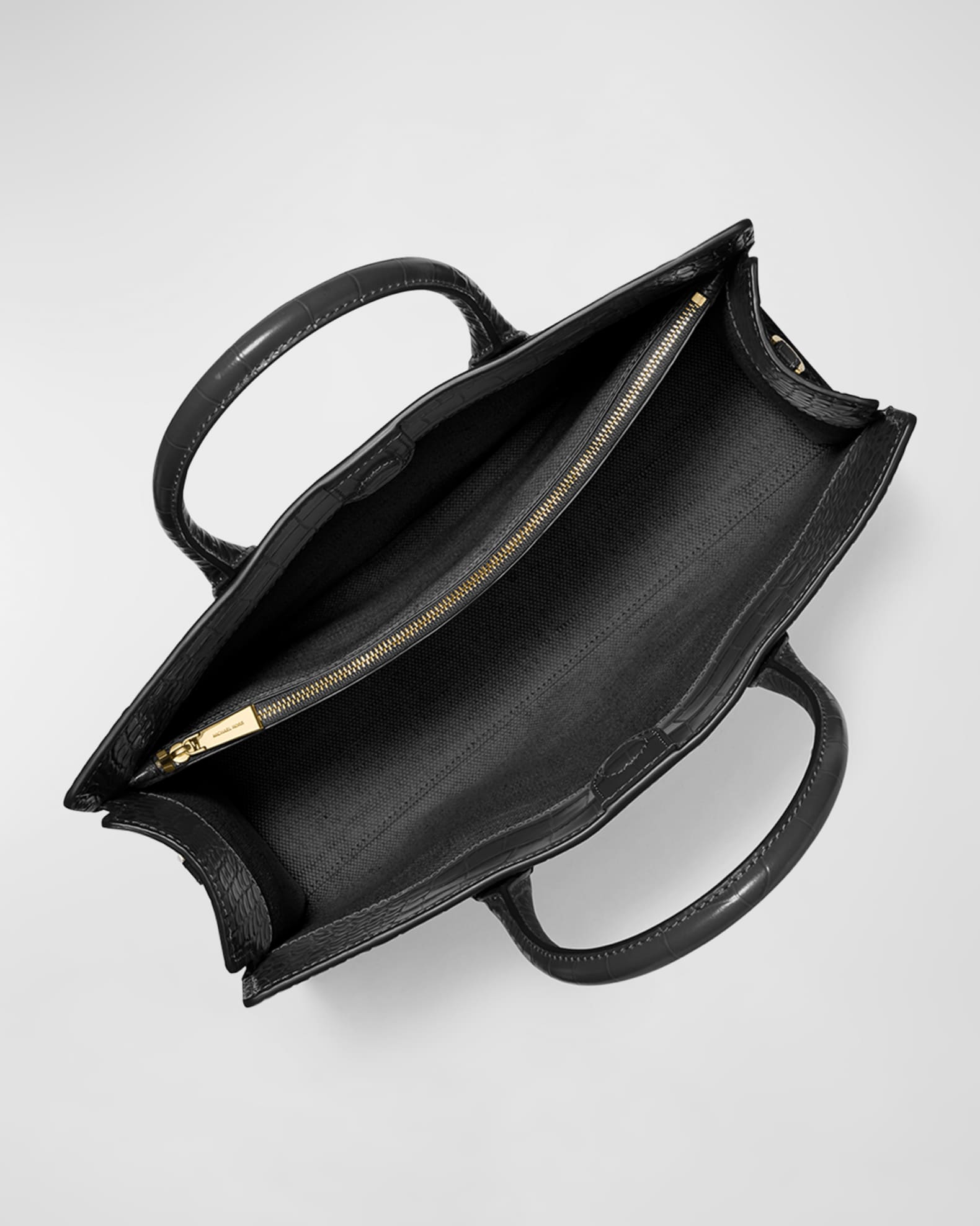 MICHAEL Michael Kors Scarlett Croc-Embossed Leather Crossbody Bag ...