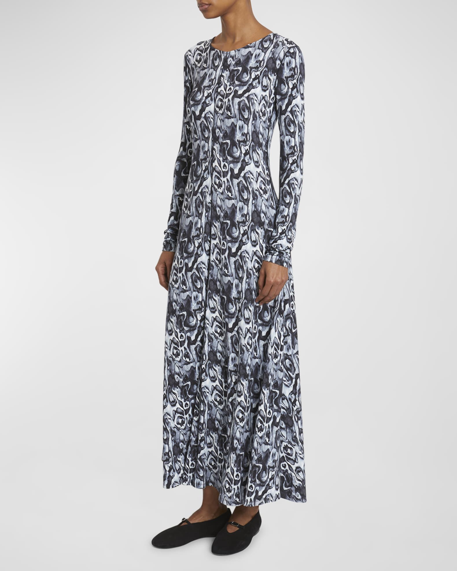 Proenza Schouler White Label Atlas Printed Jersey Maxi Dress | Neiman ...