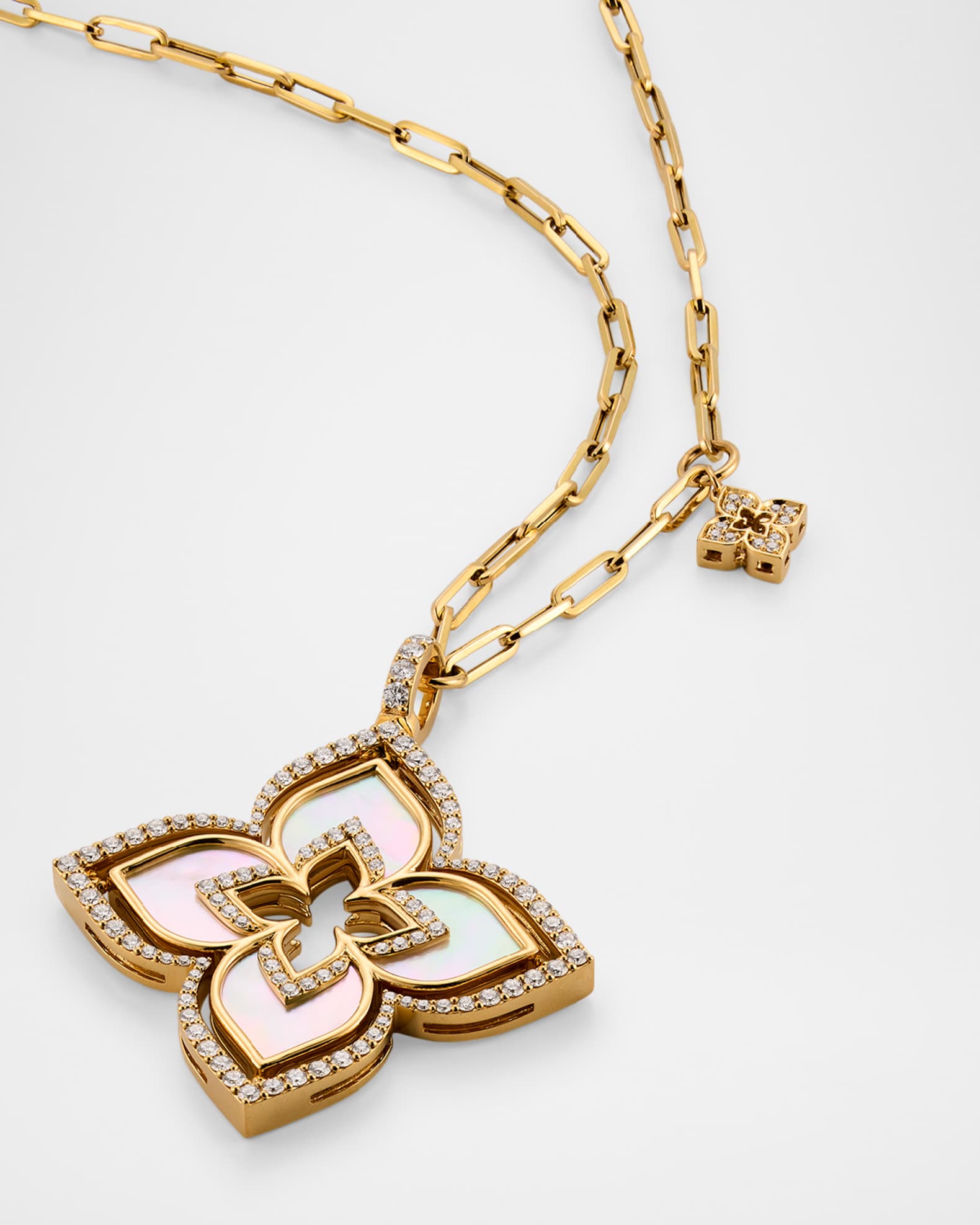 Roberto coin mother of pearl necklace store