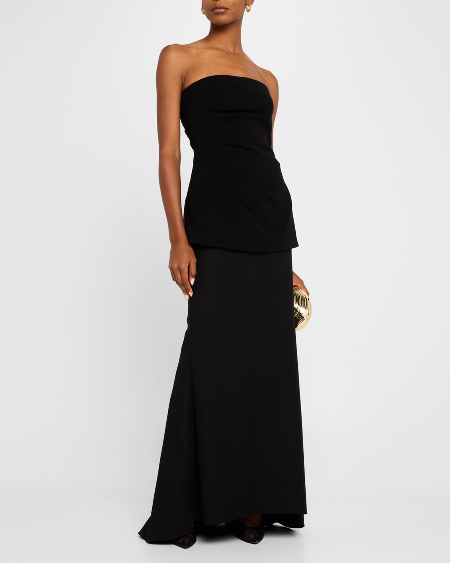 Ungaro A-Line Maxi Skirt with Train | Neiman Marcus
