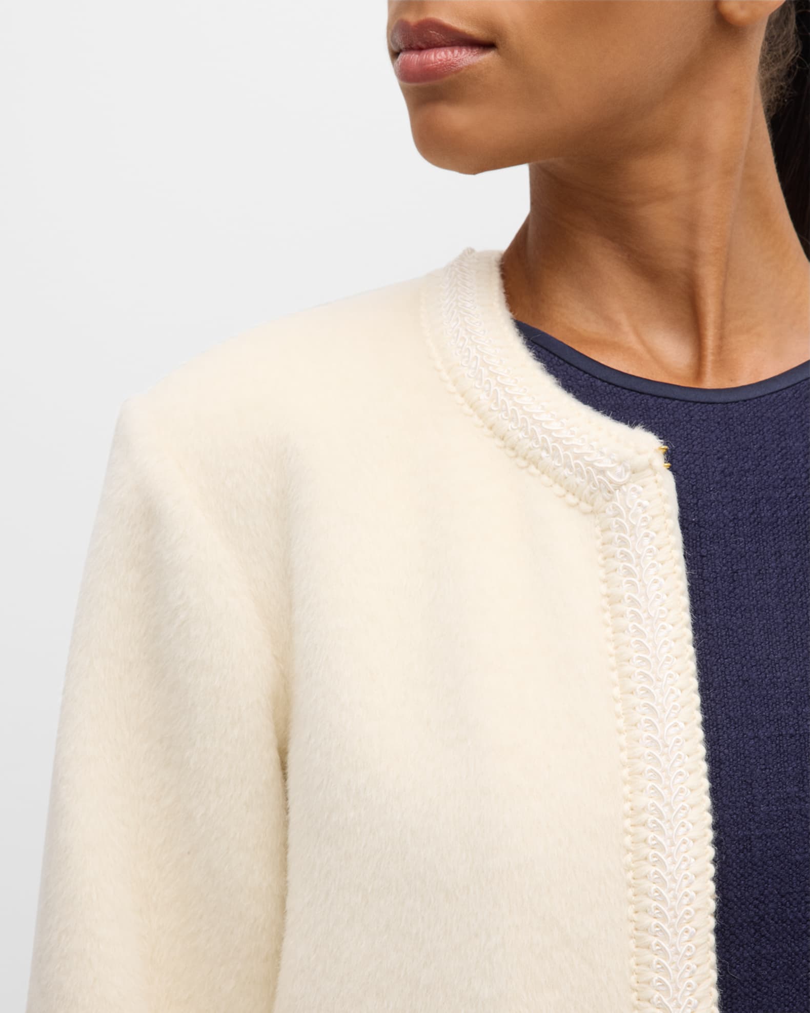 Adam Lippes Suri Alpaca-Wool Long Coat | Neiman Marcus