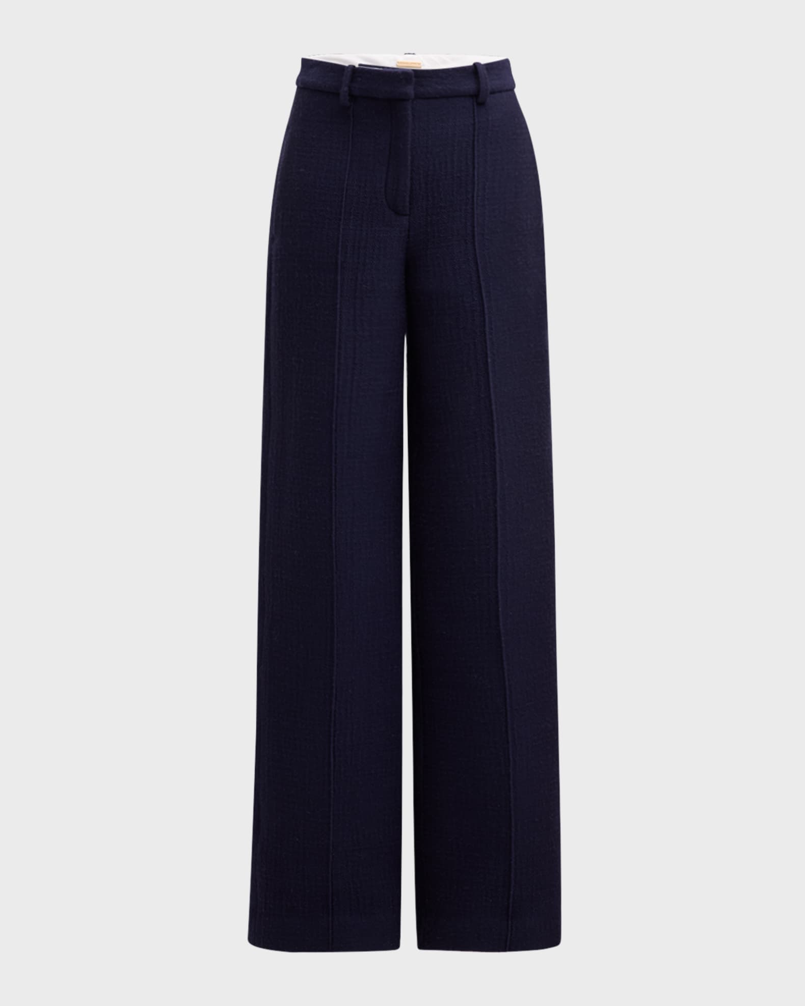 Adam Lippes Toile De Laine Straight-Leg Pants | Neiman Marcus