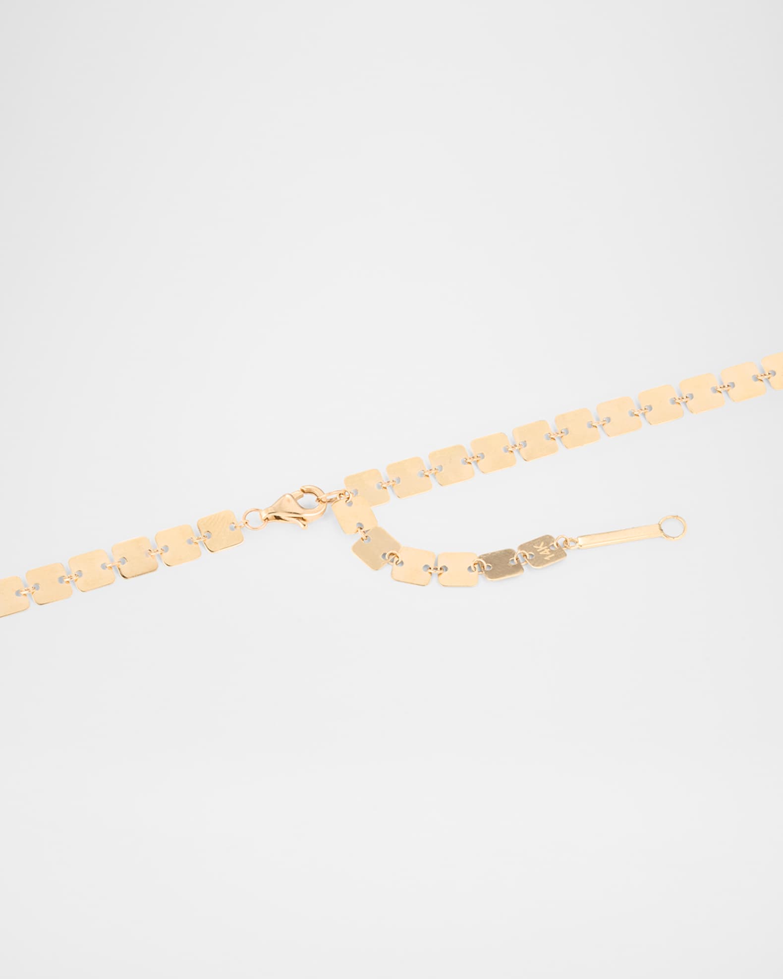 LANA 14K Yellow Gold Laser Square Chain Necklace, 18"L | Neiman Marcus