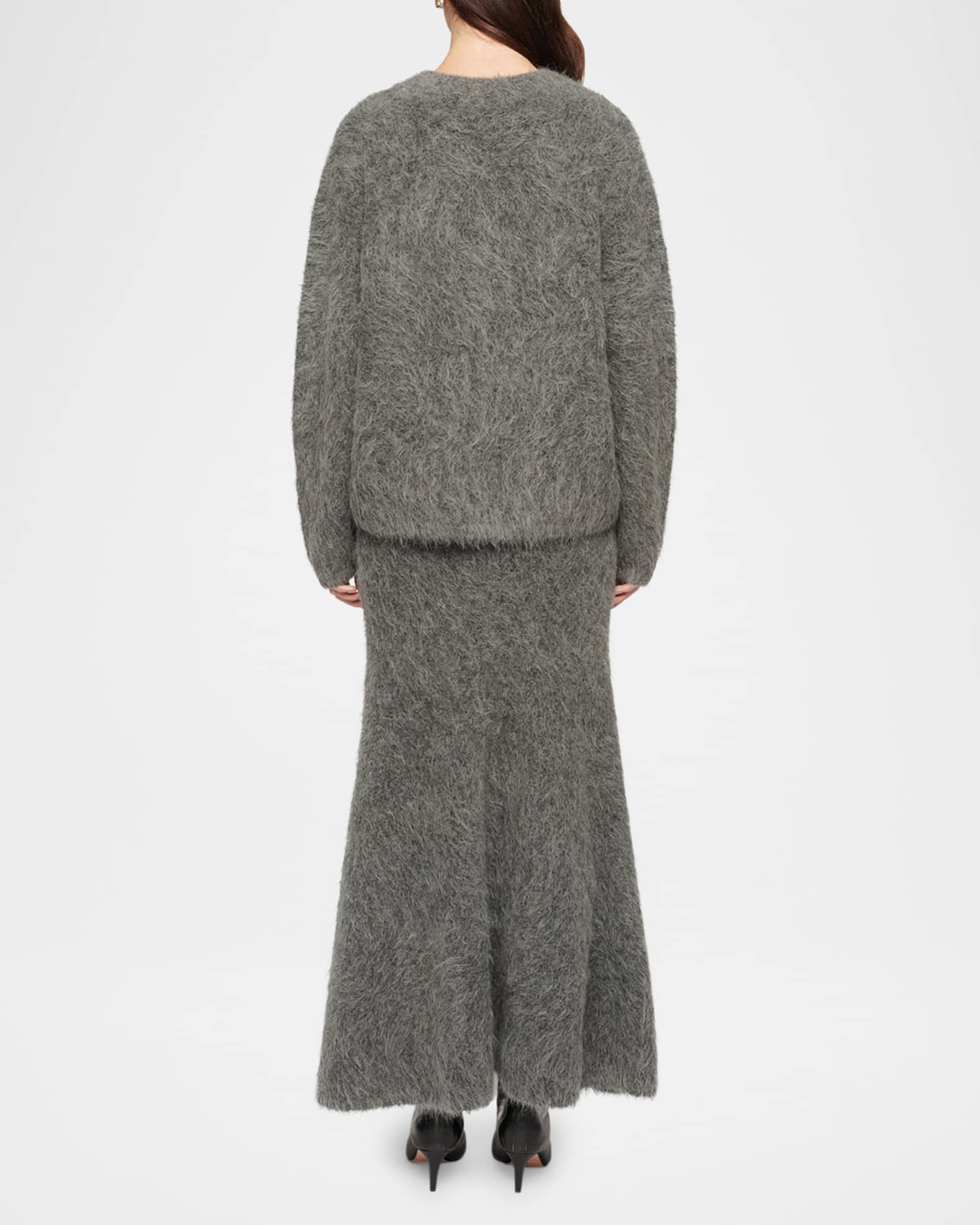 CLEA Davis Fluffy Midi Skirt | Neiman Marcus