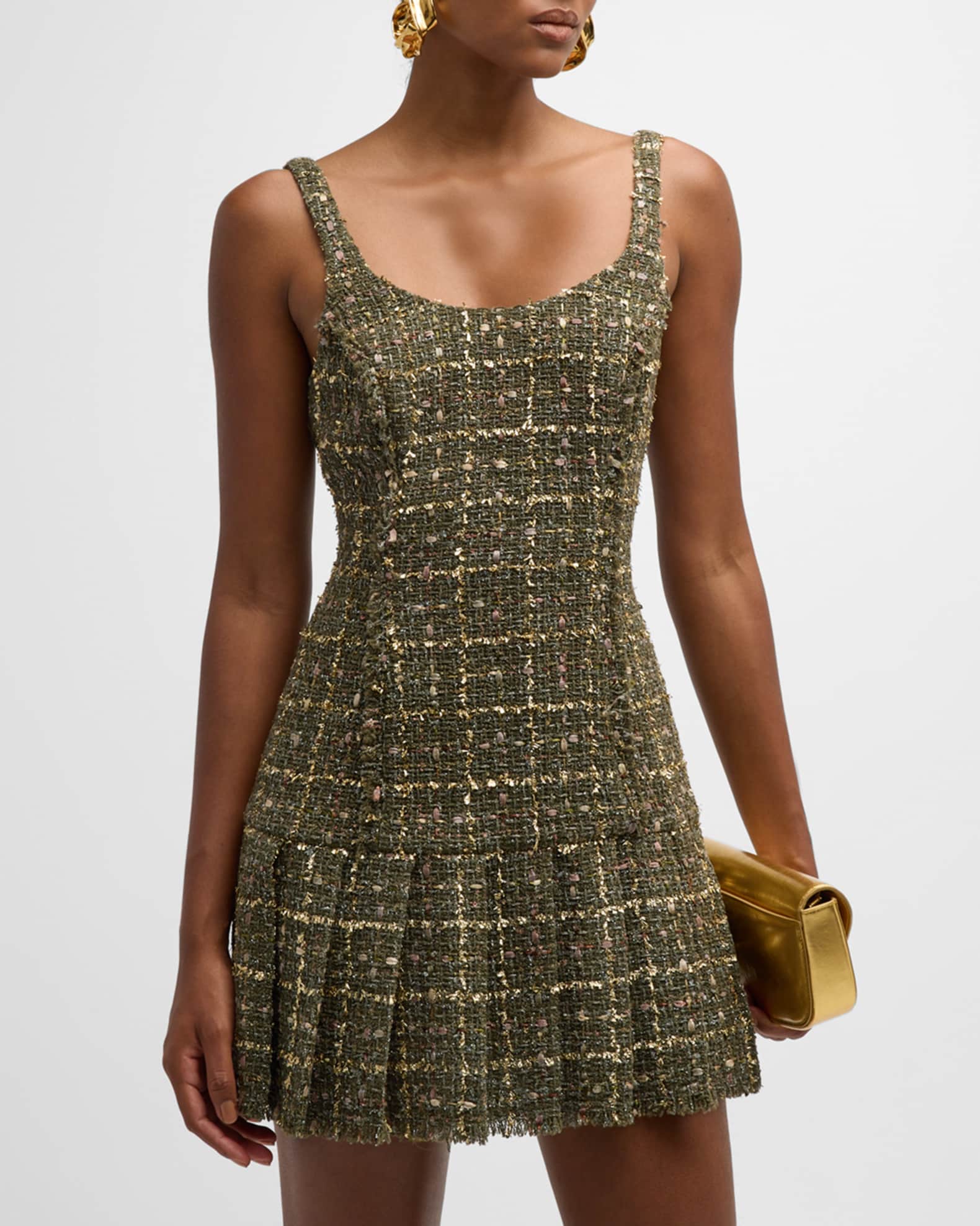 Ramy Brook Shane Tweed Mini Dress | Neiman Marcus