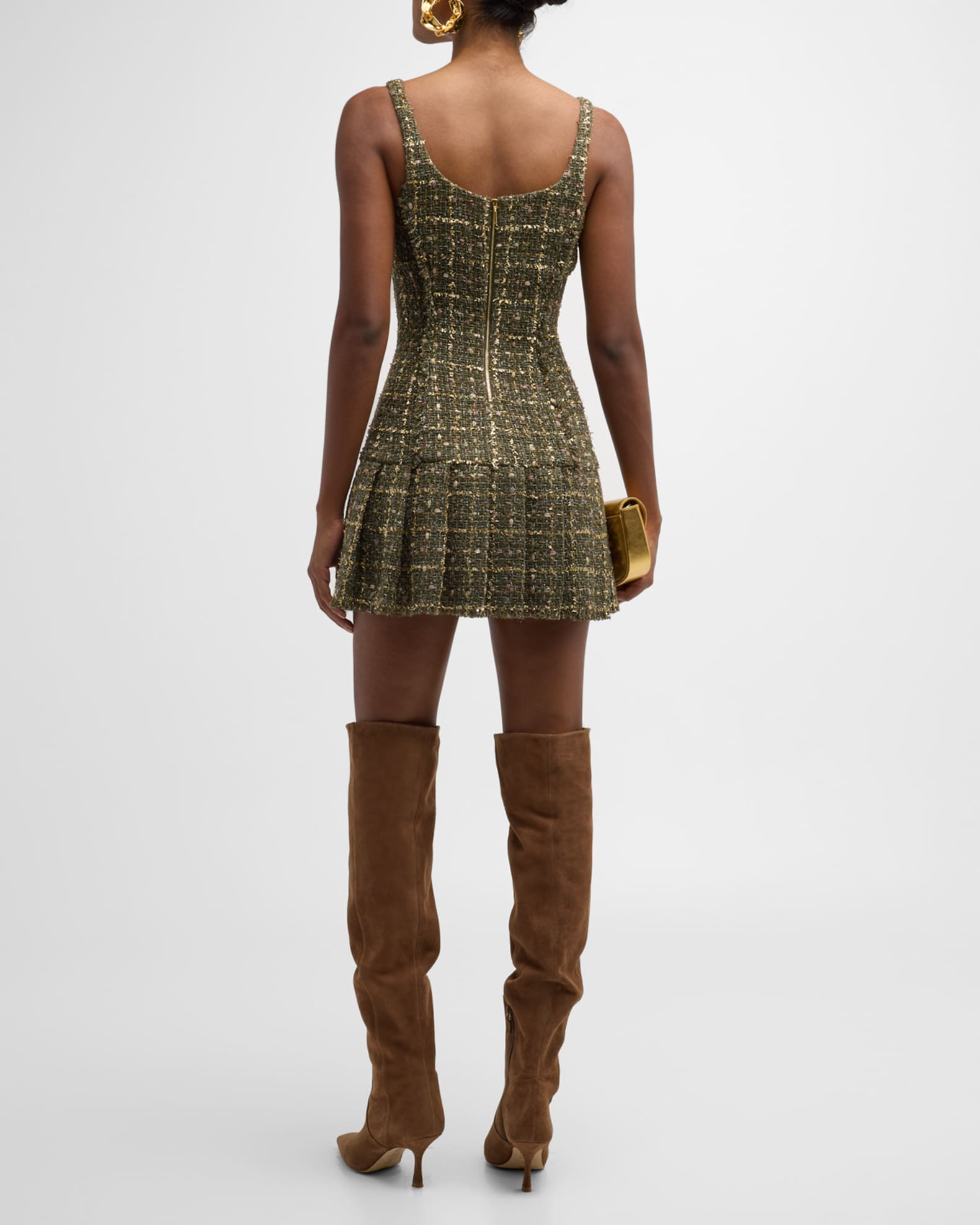 Ramy Brook Shane Tweed Mini Dress | Neiman Marcus