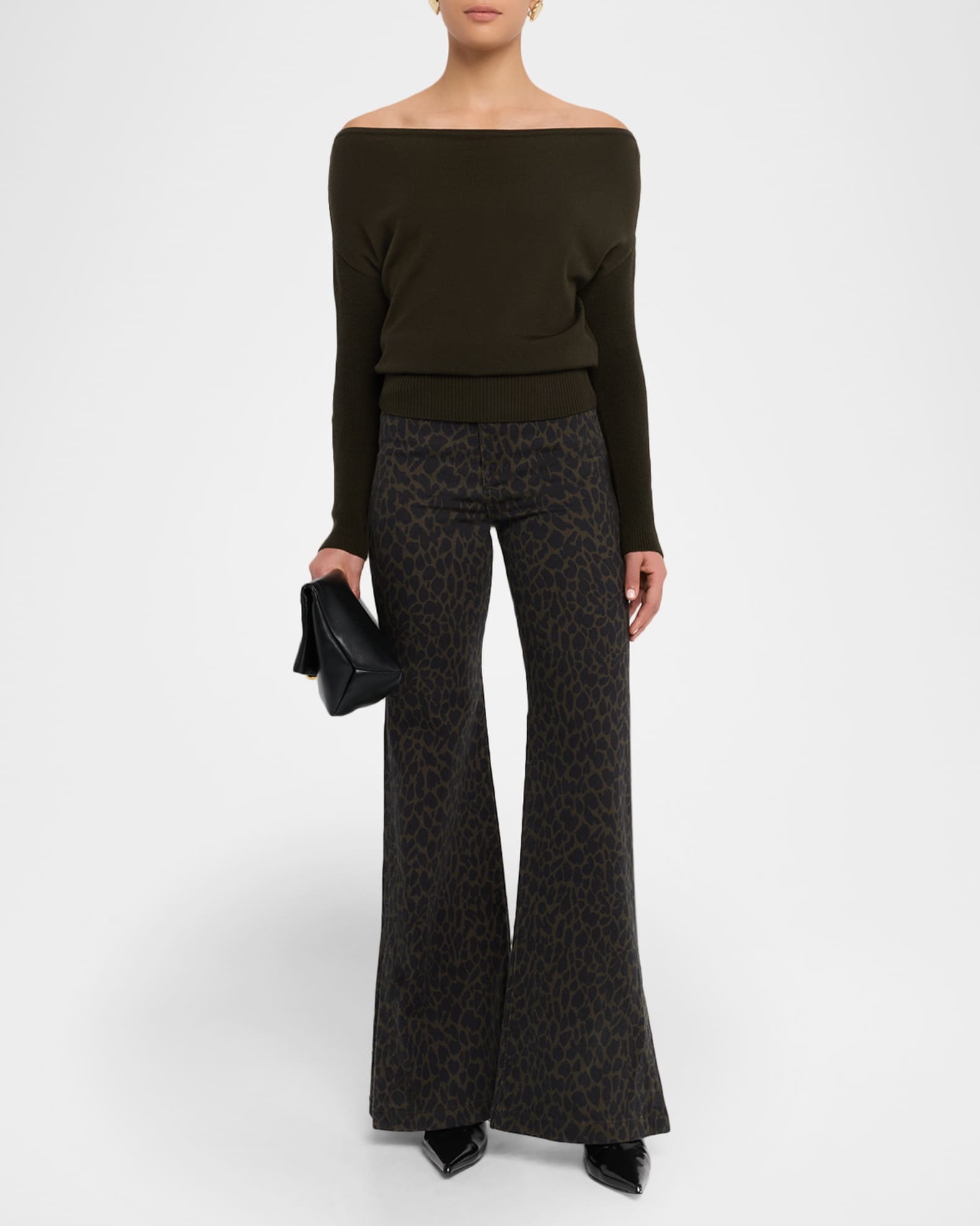 Ramy Brook Chance One-Shoulder Wool Sweater | Neiman Marcus