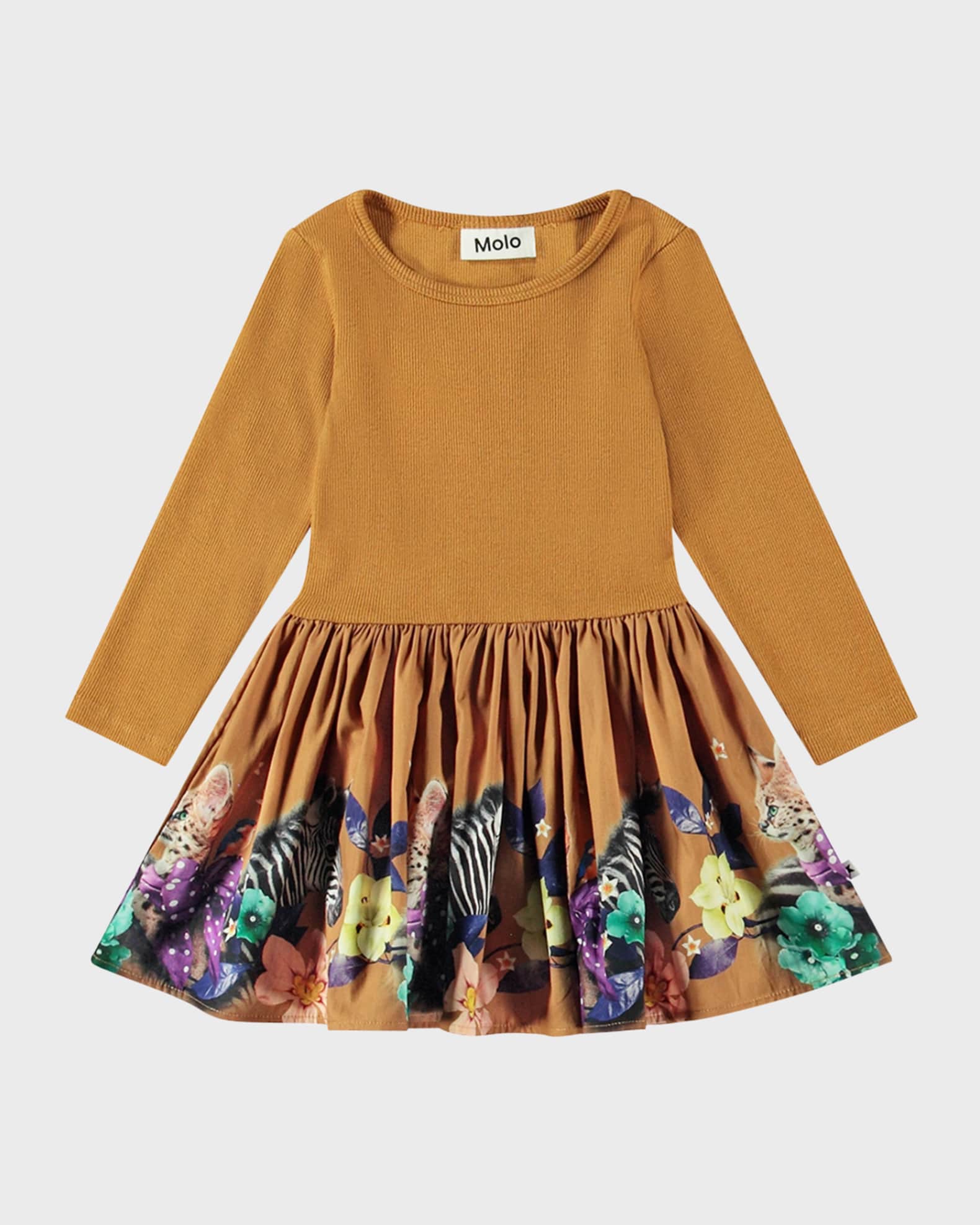 Molo Girl's Candi Combo Dress, Size 6M-2 | Neiman Marcus