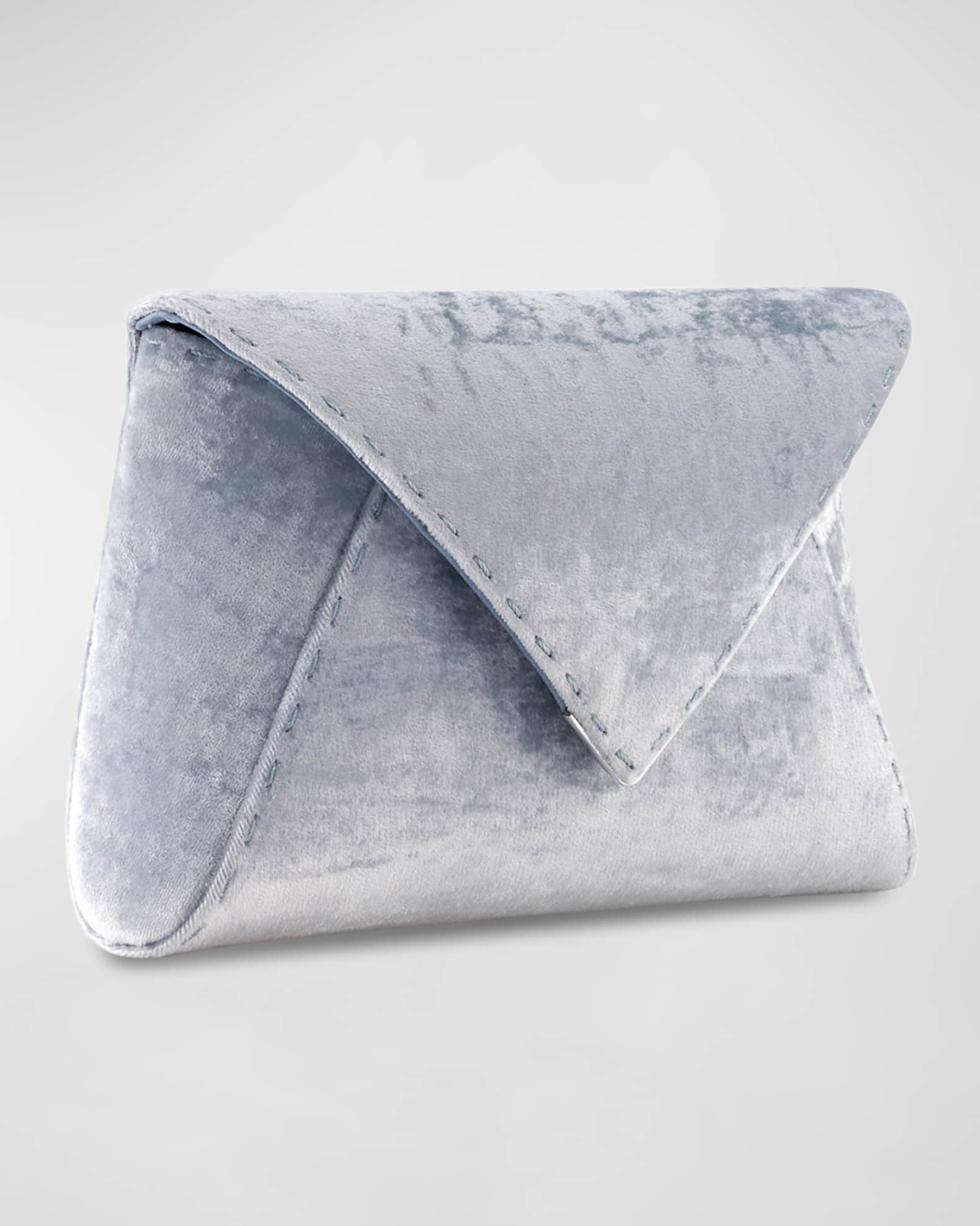 Tyler Ellis Signature Lee Small Velvet Clutch | Neiman Marcus
