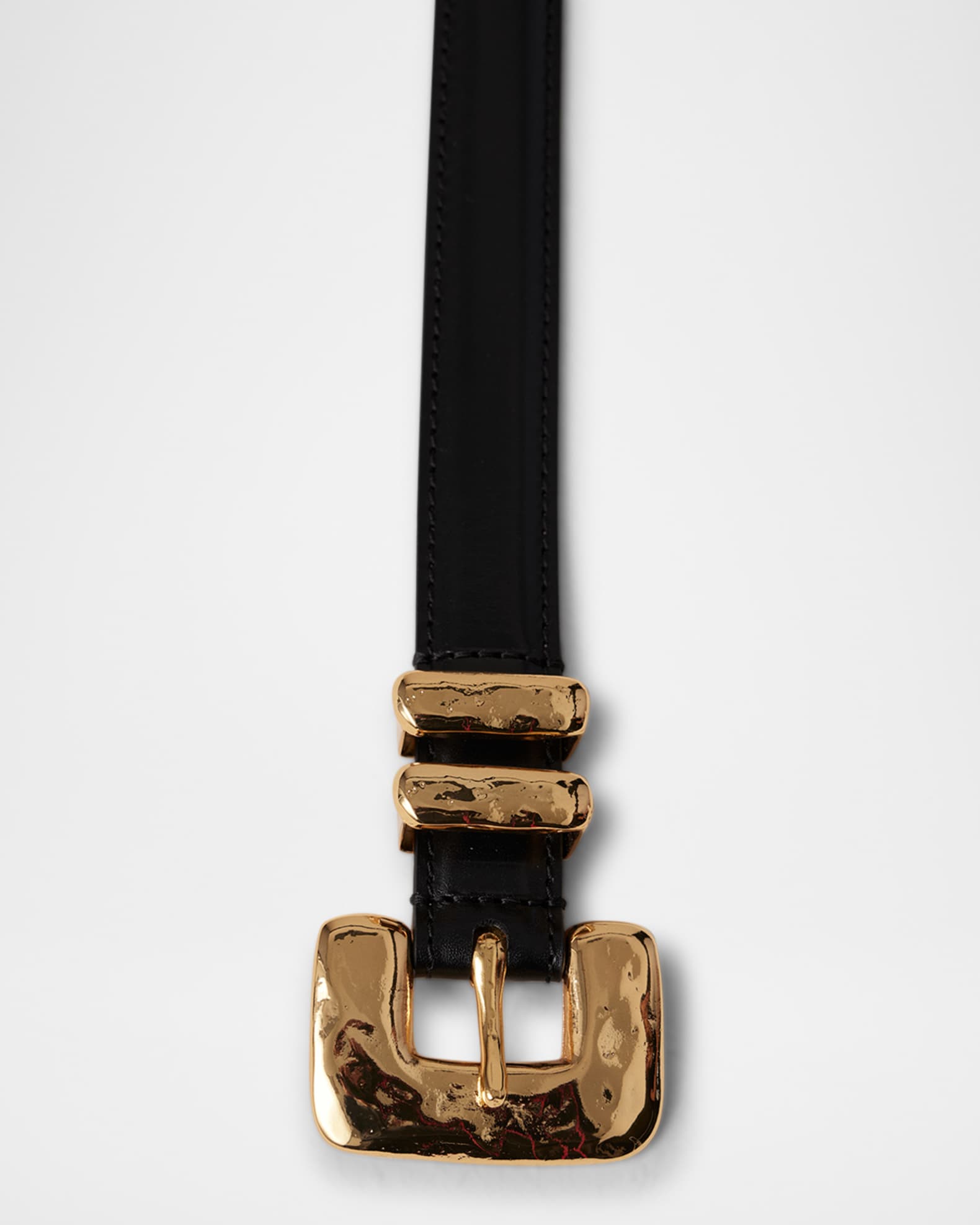 Dehanche Tetra Buckle Leather Belt | Neiman Marcus