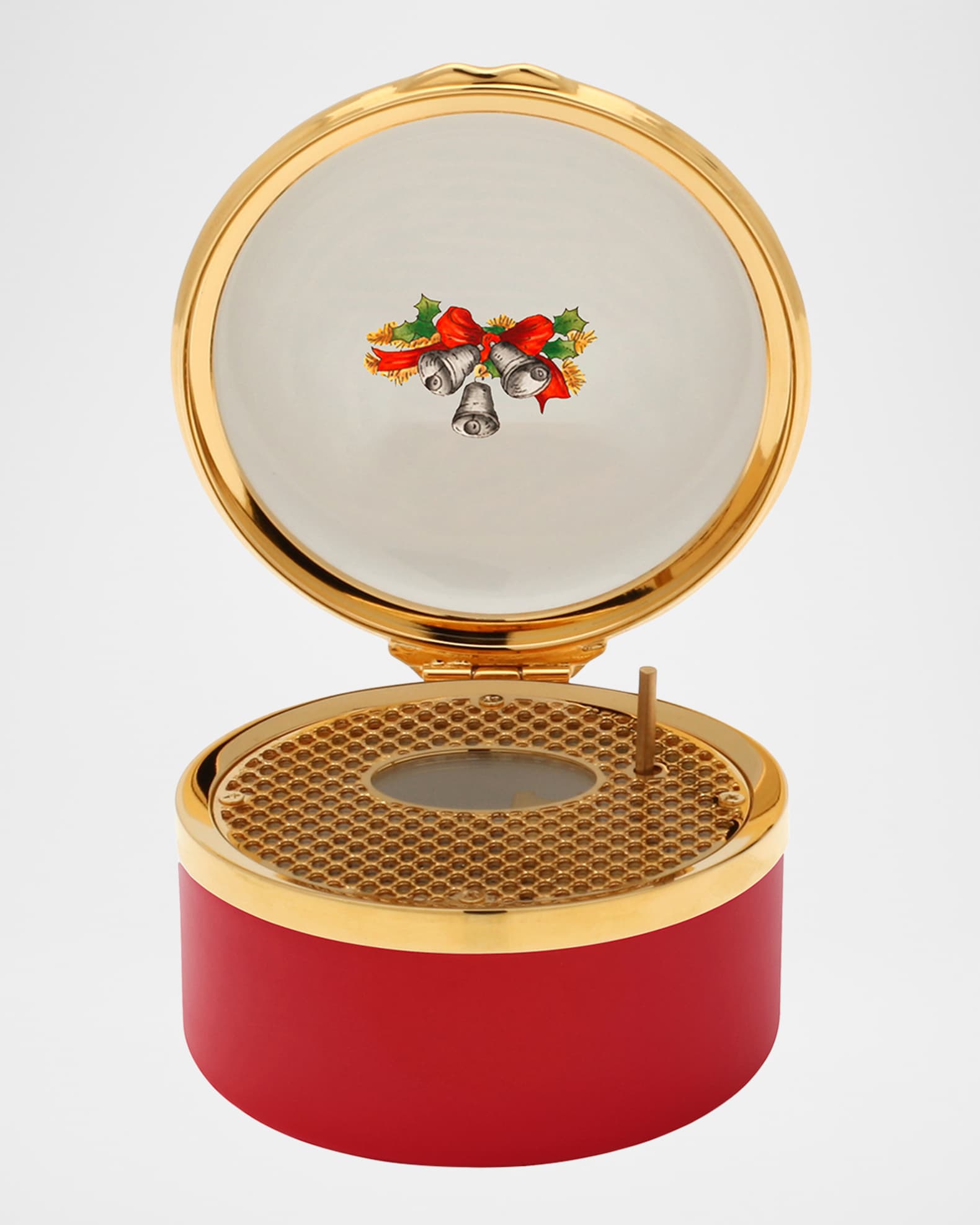 Halcyon Days "Twelve Days of Christmas" Enamel Music Box | Neiman Marcus