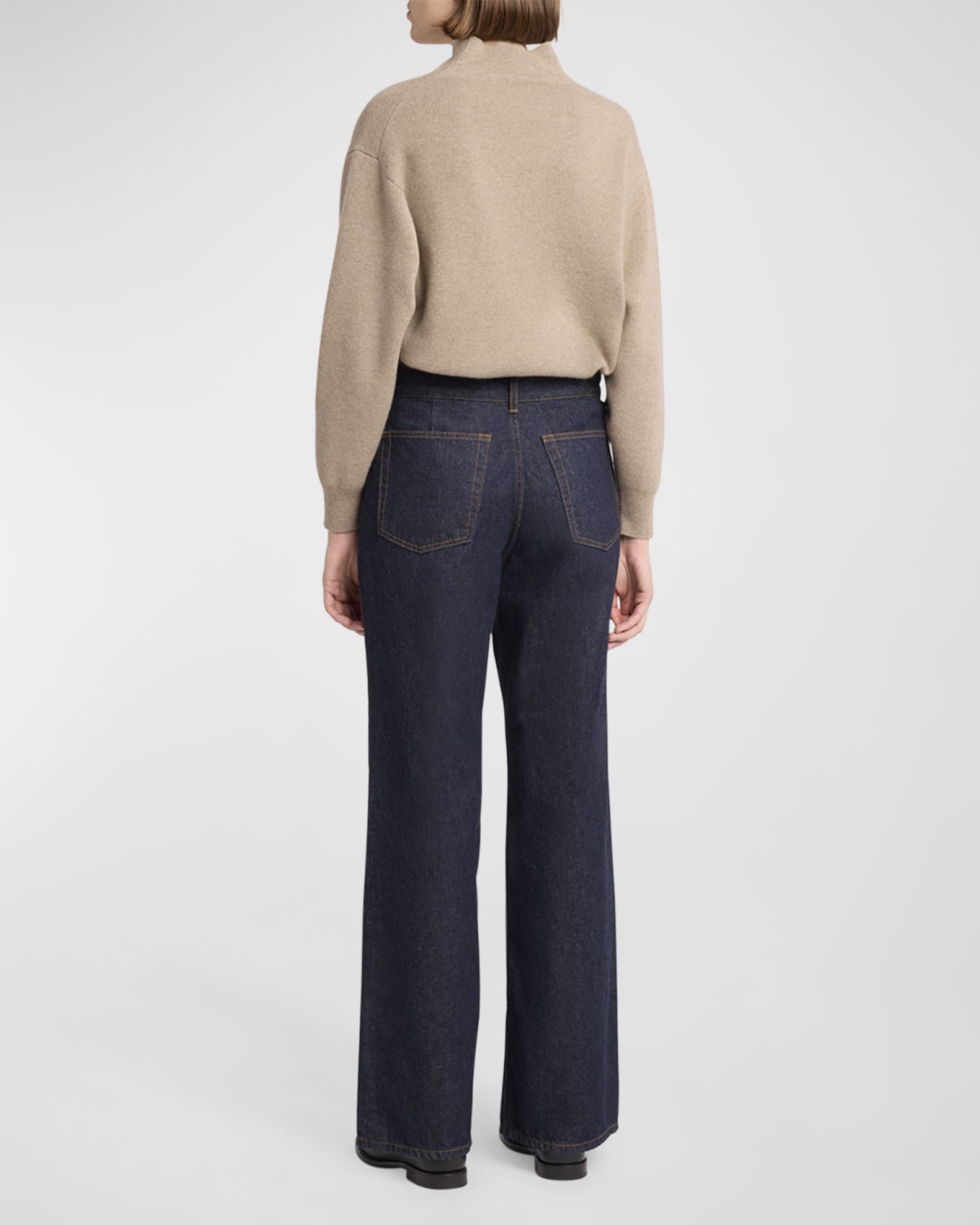 THE ROW Dan Cotton-Cashmere Jeans | Neiman Marcus