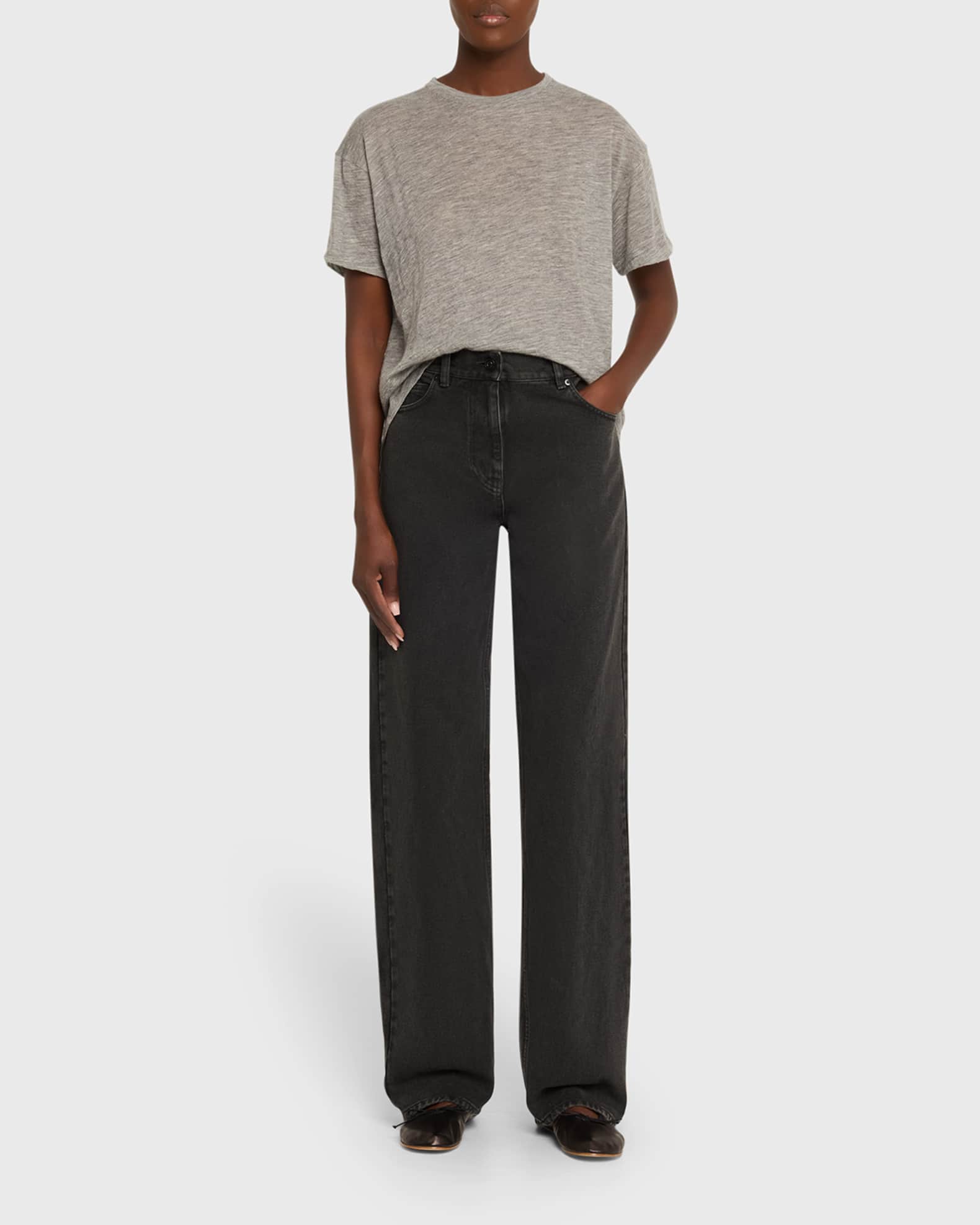 THE ROW Lila Cashmere Top | Neiman Marcus
