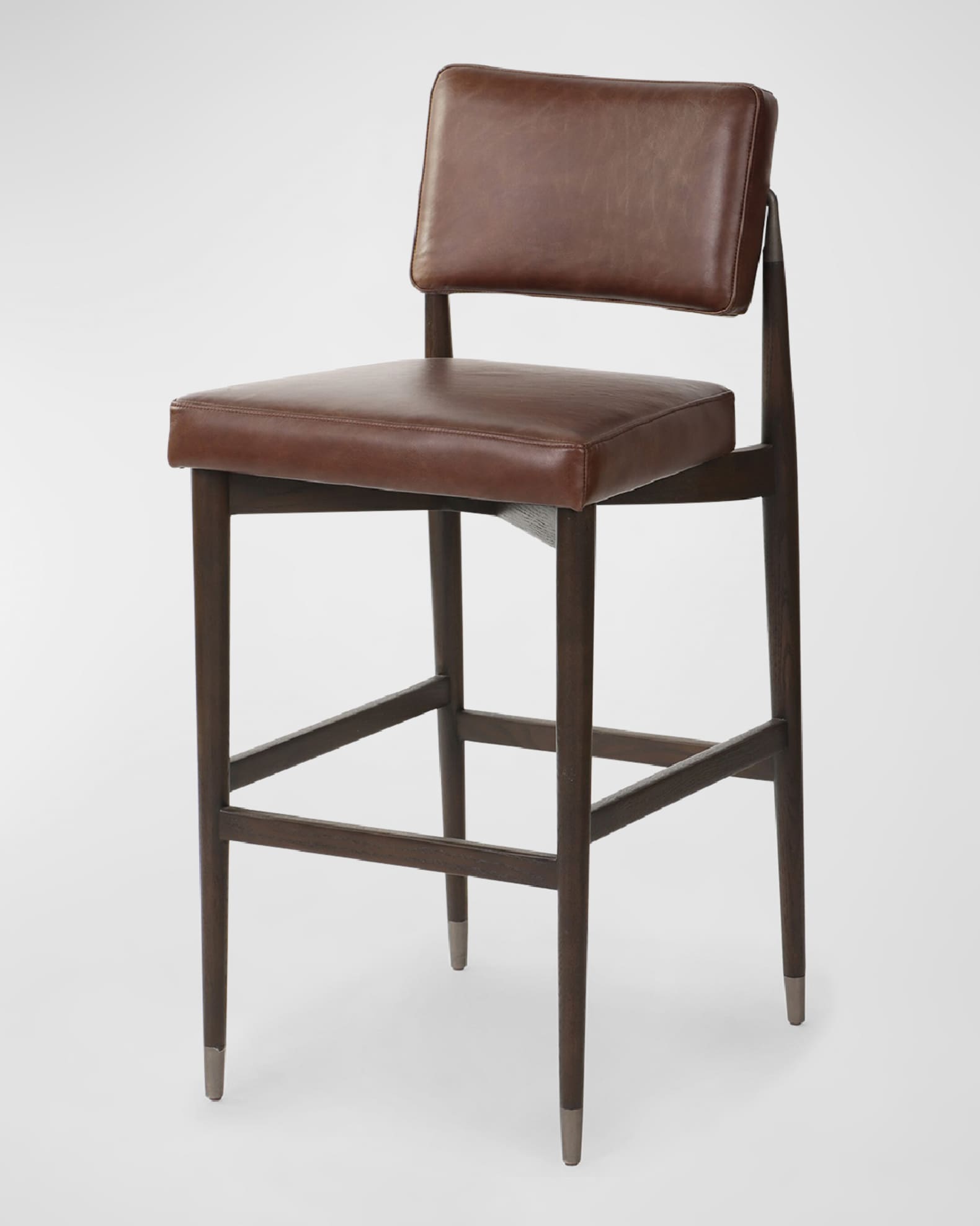 Four Hands Anton Leather 31" Bar Stool | Neiman Marcus