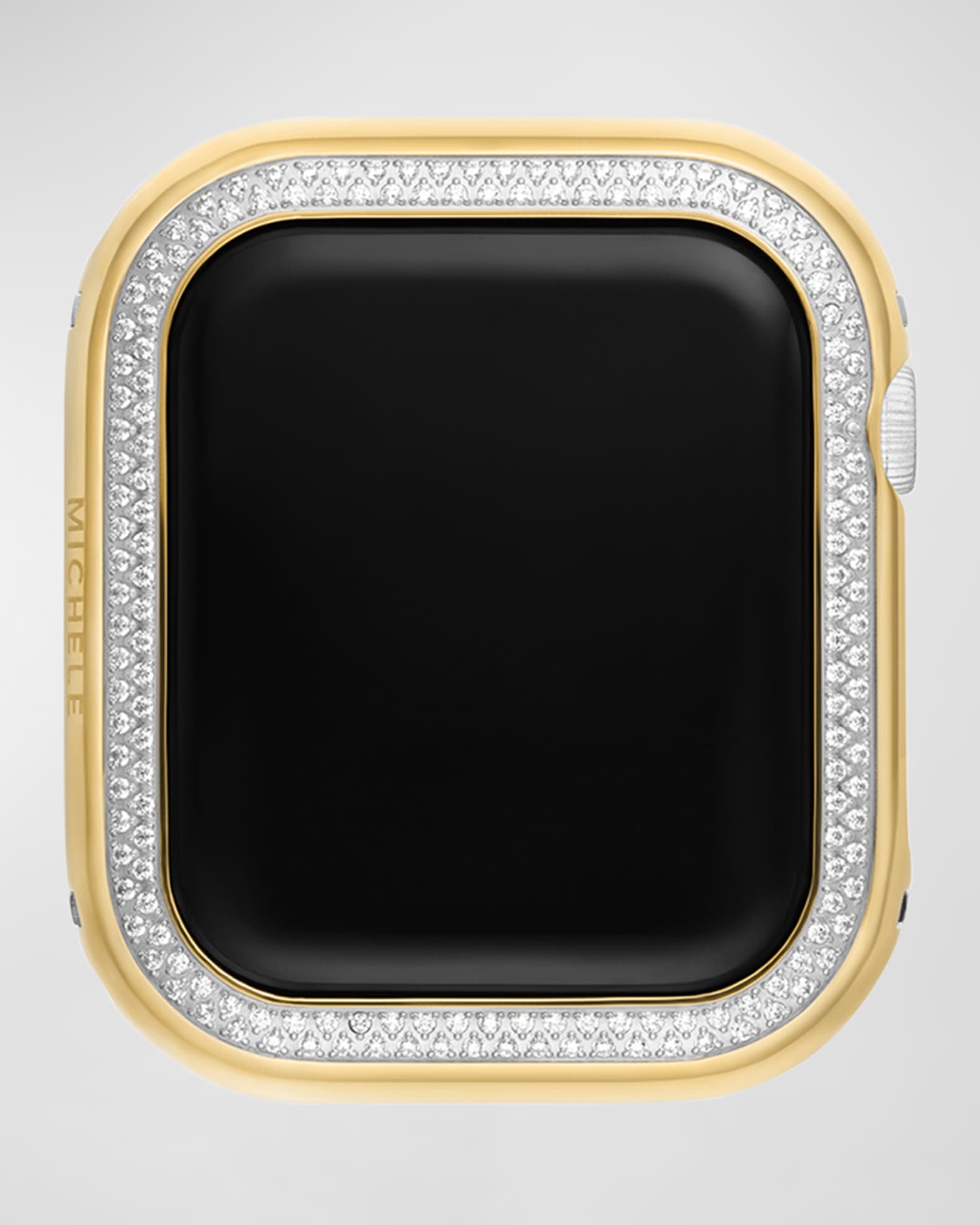 MICHELE Diamond Apple Watch Case in 18K Gold Plated, 45mm | Neiman Marcus