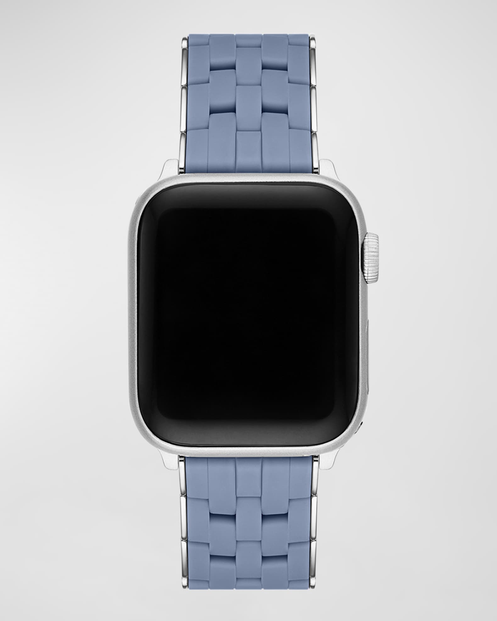 MICHELE 5 Link Silicone Wrapped Bracelet Band for Apple Watch, Blue ...