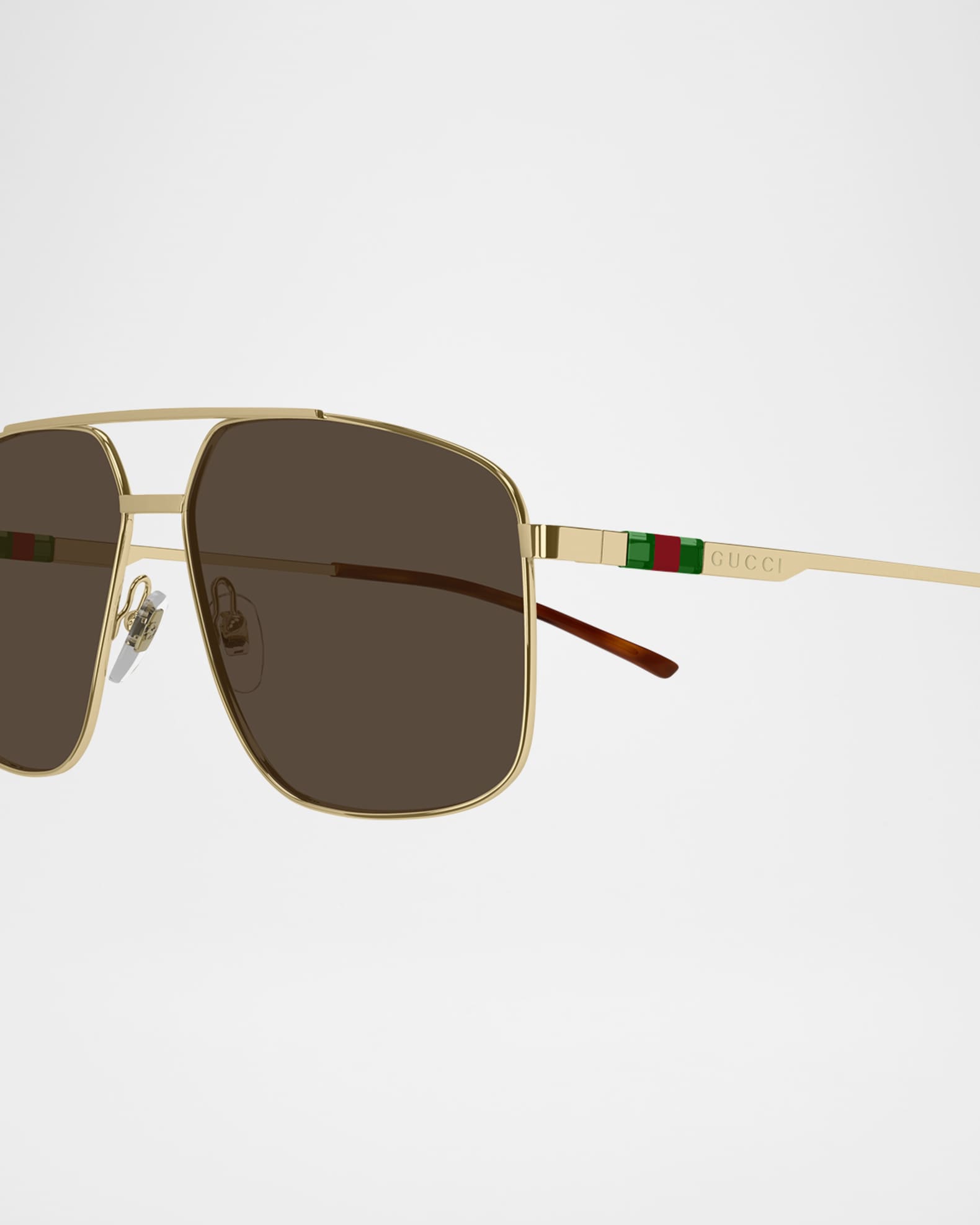 Gucci Men's GG1676SM Metal Aviator Sunglasses | Neiman Marcus