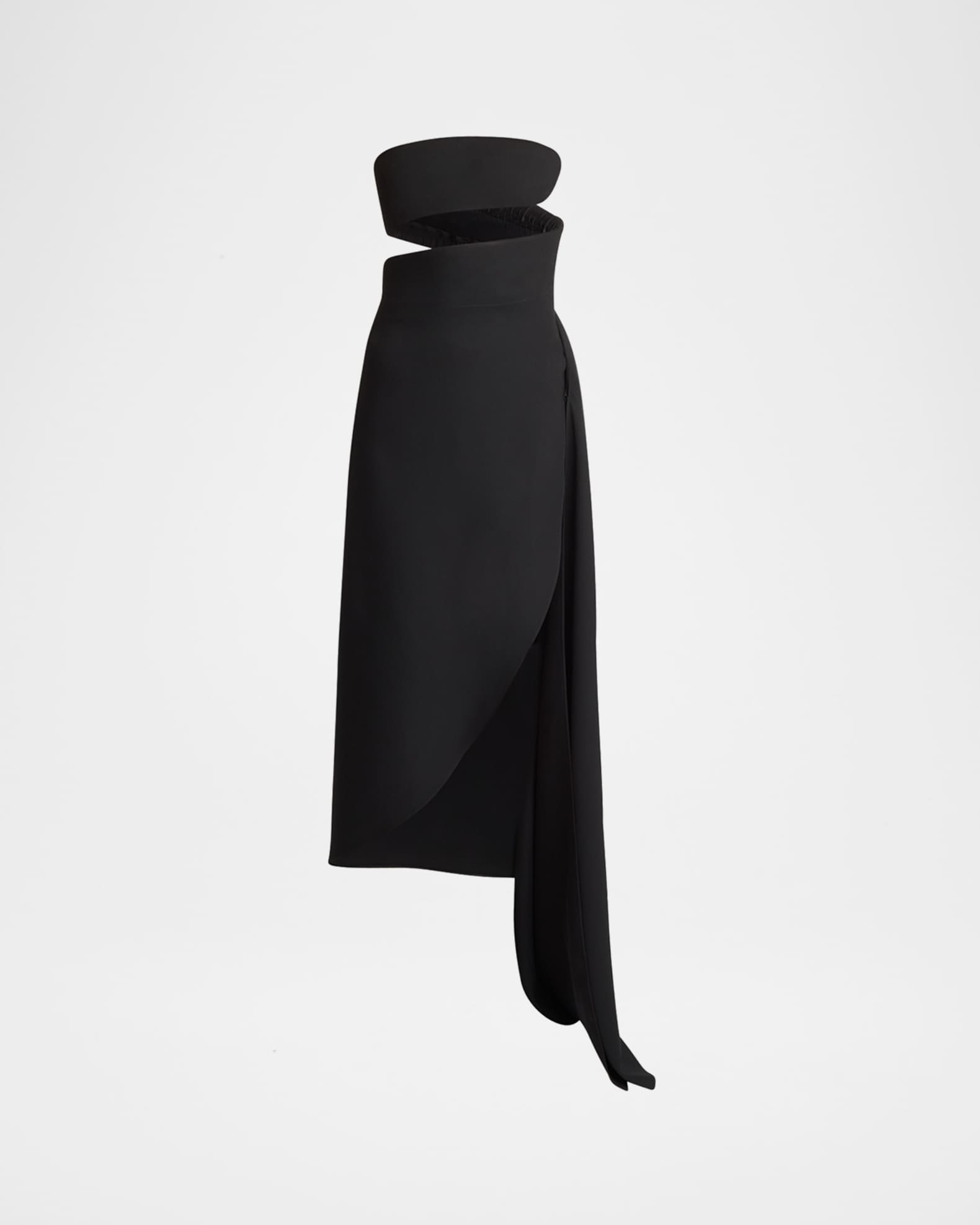 ALAIA 3D Spiral Strapless Dress | Neiman Marcus