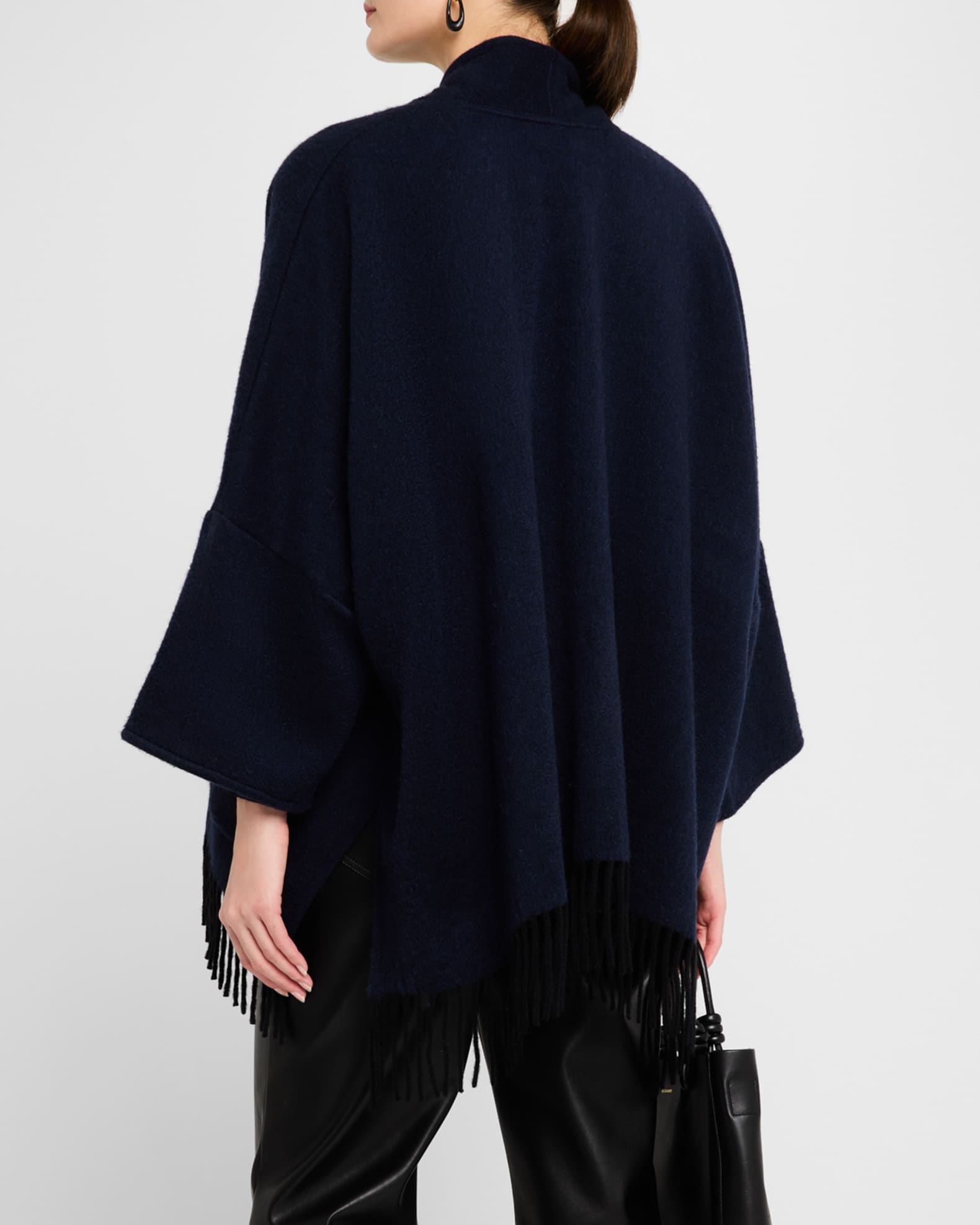 Alonpi Cashmere Fringe Cape | Neiman Marcus