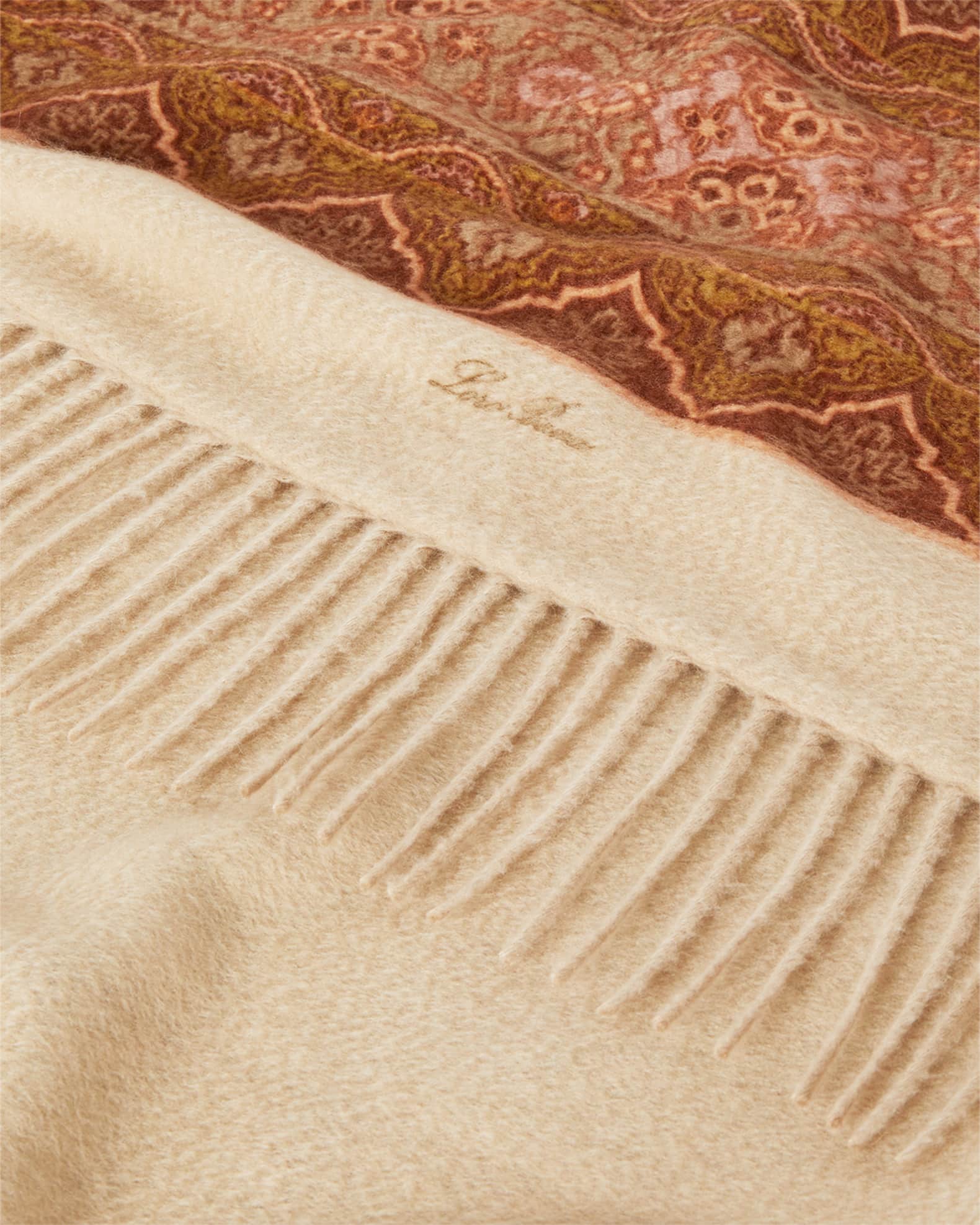 Loro Piana Multi-Patterned Cashmere Scarf | Neiman Marcus
