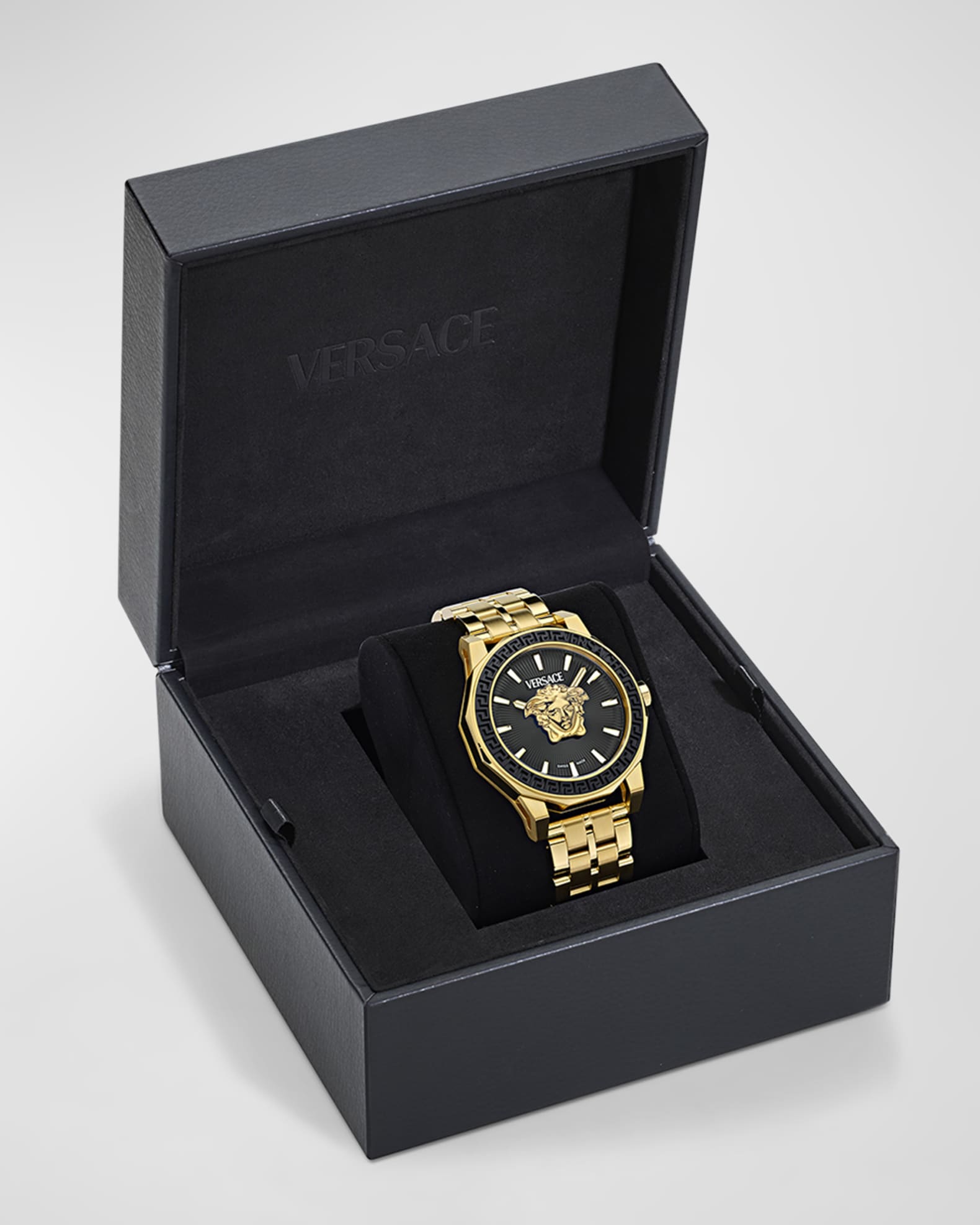 Versace Men's Medusa Deco IP Yellow Gold Bracelet Watch Versace Men's Medusa Deco IP Yellow Gold Bracelet Watch