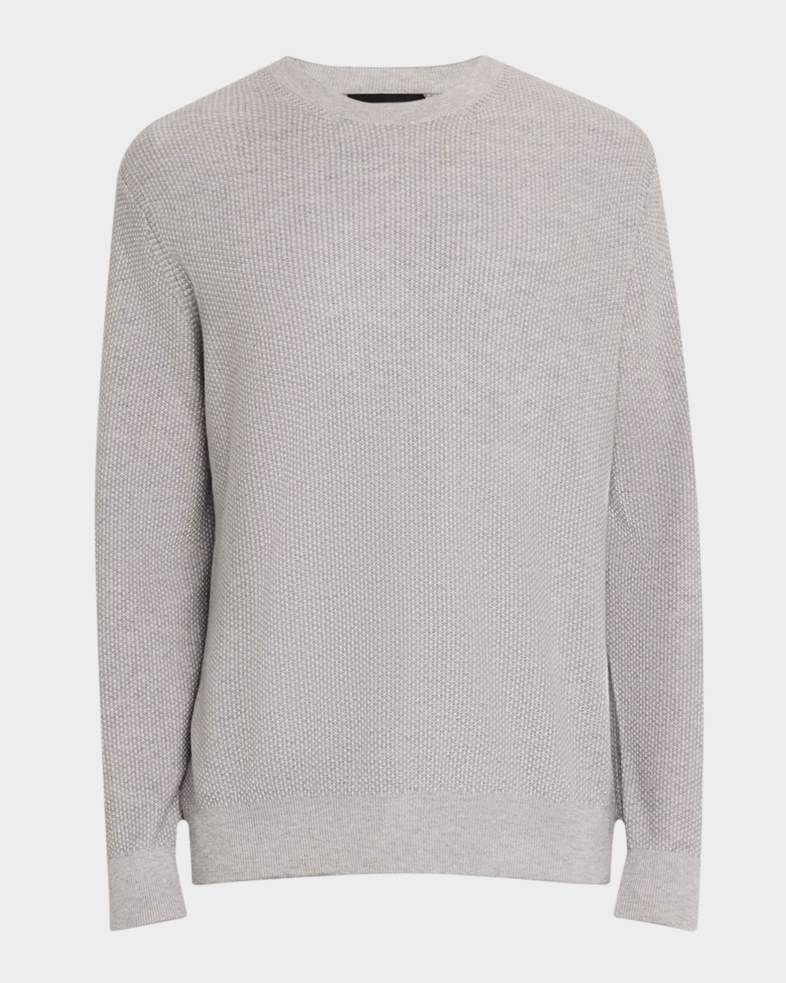 Vince Men's Geometric Jacquard Sweater | Neiman Marcus