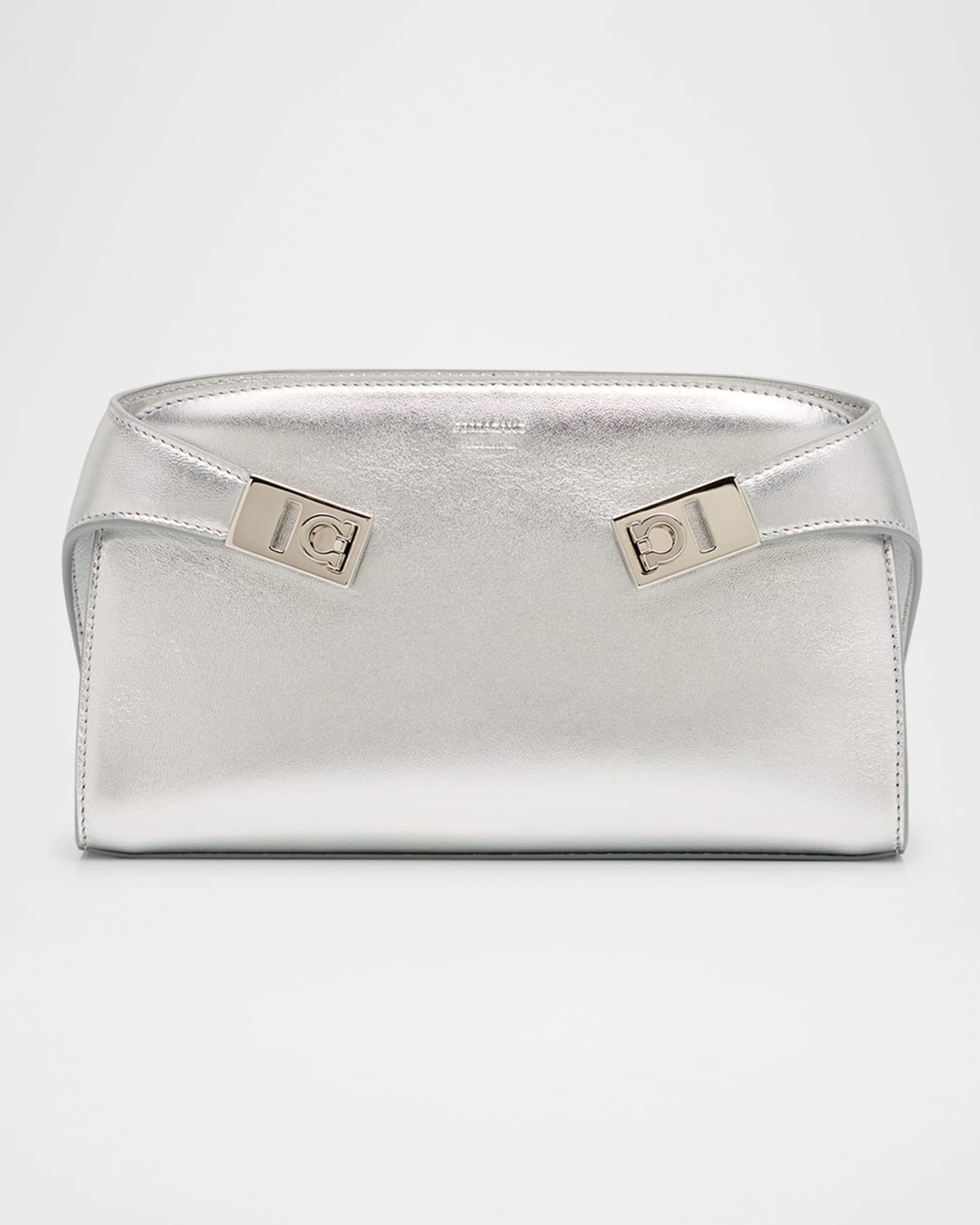Ferragamo Mini Hug Metallic Crossbody Bag | Neiman Marcus