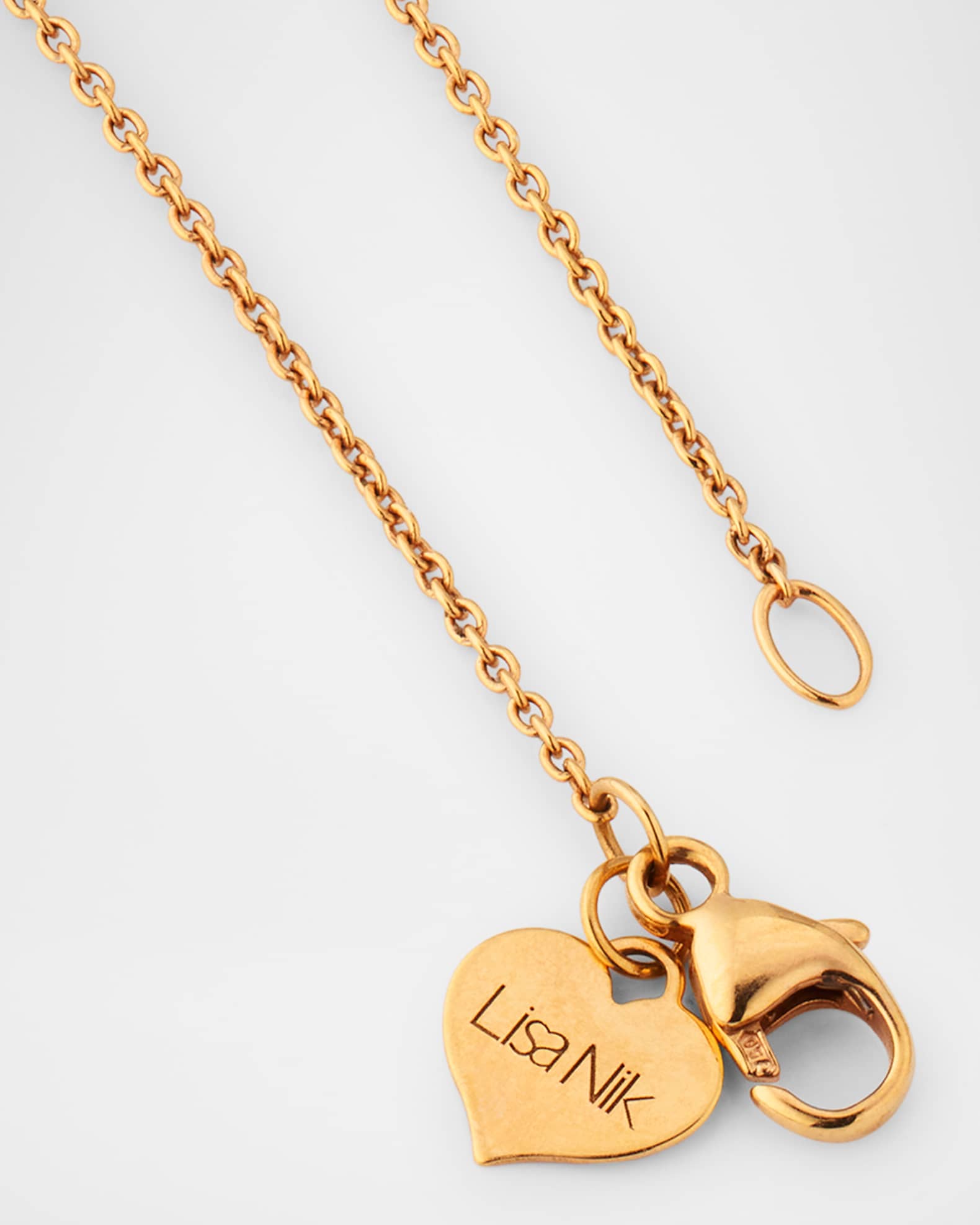 Lisa Nik Rainbow 18K Rose Gold Pink Sapphire Flower & Butterfly Diamond ...