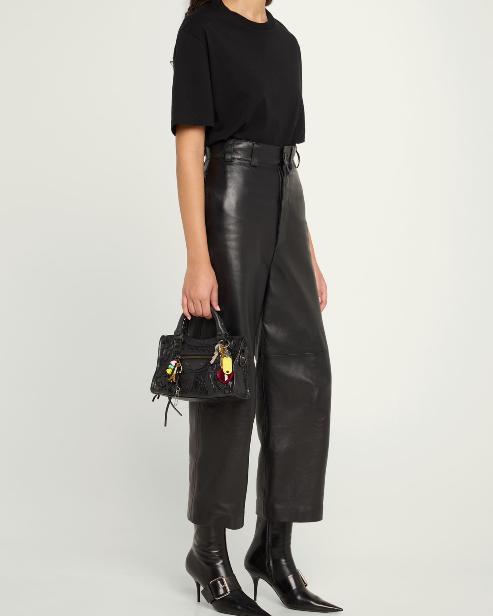 Balenciaga Le City Mini Bag With Charms | Neiman Marcus Balenciaga Le City Mini Bag With Charms | Neiman Marcus