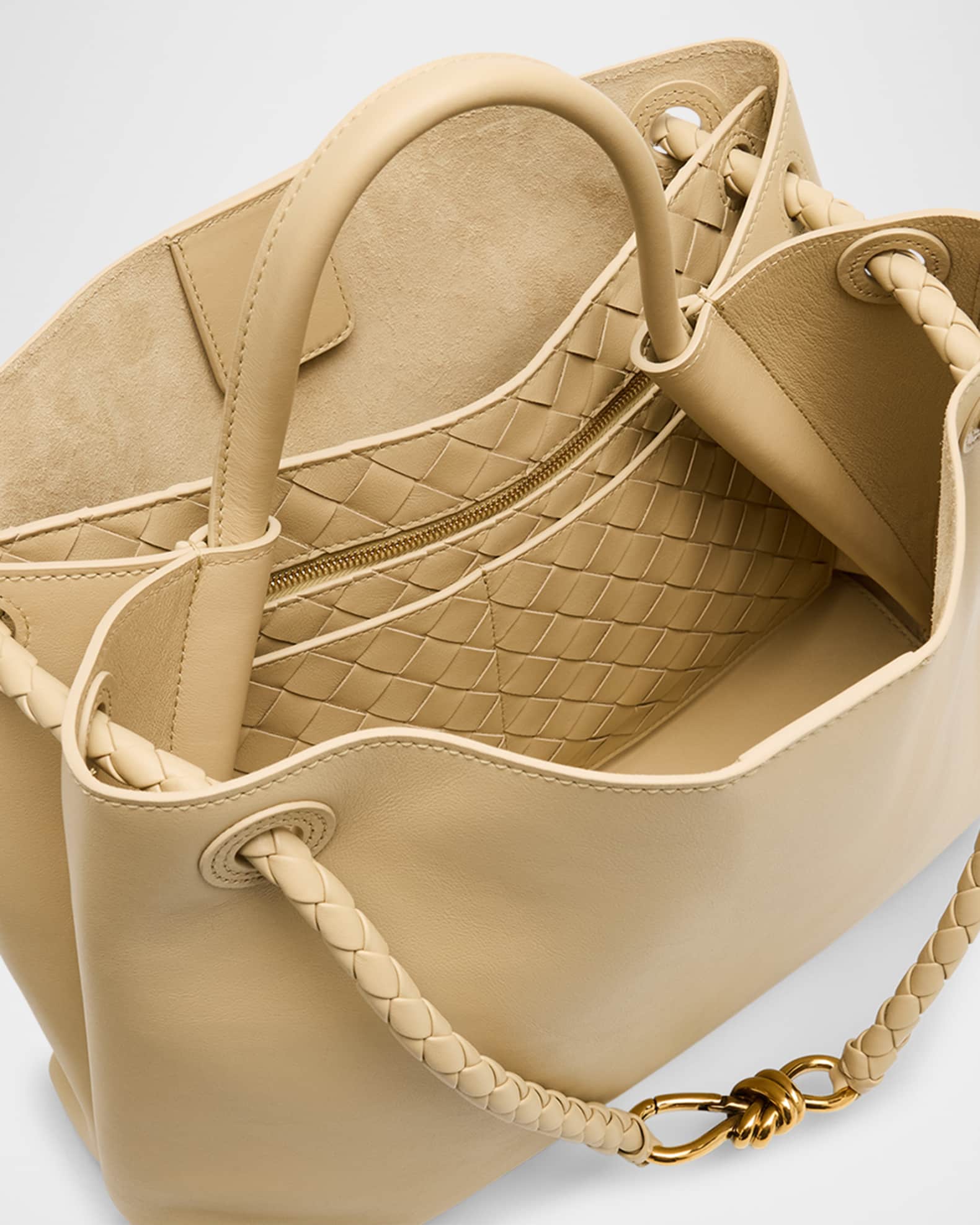 Bottega Veneta Andiamo Medium Leather Tote Bag | Neiman Marcus