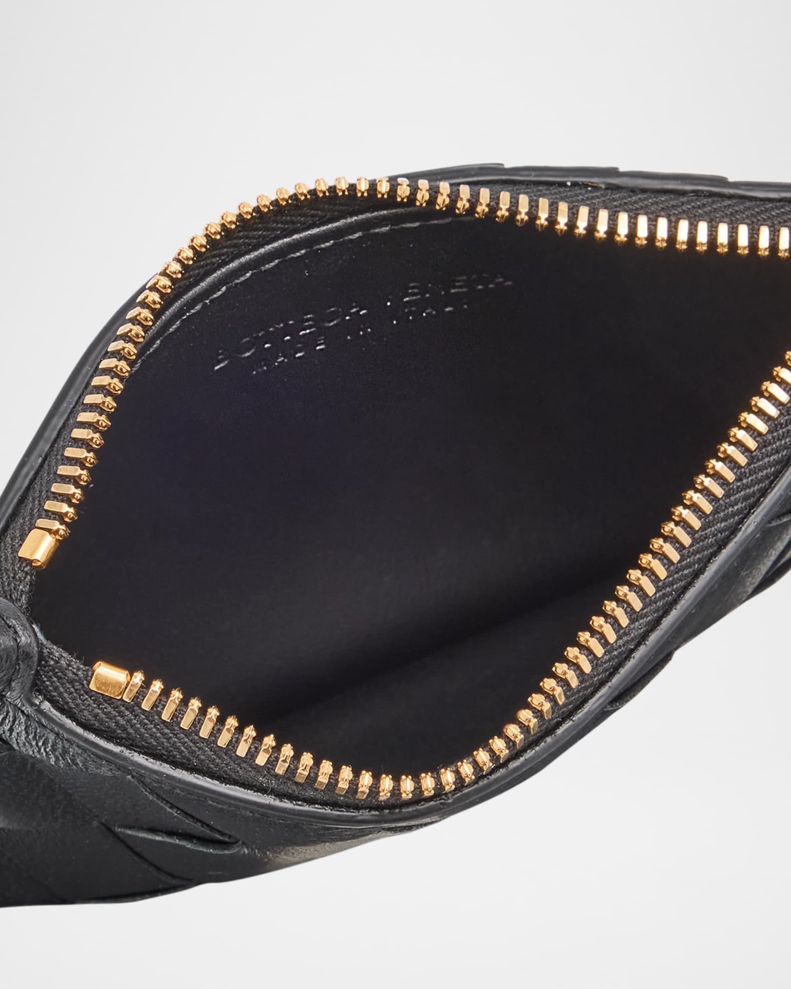 Bottega Veneta Zip Leather Card Case | Neiman Marcus