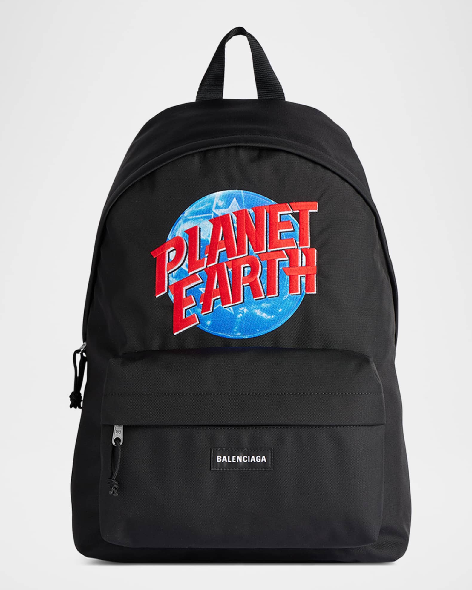 Balenciaga Men's Explorer Planet Earth Backpack | Neiman Marcus