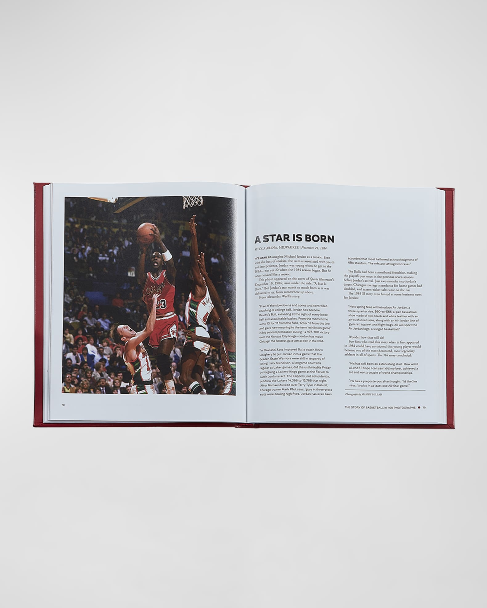 Graphic Image "The Story of Basketball in 100 Photographs" Leather ...
