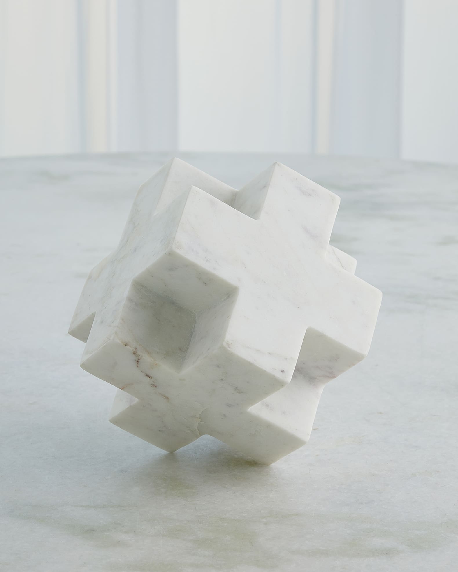 Global Views Plus Sign Marble Object | Neiman Marcus